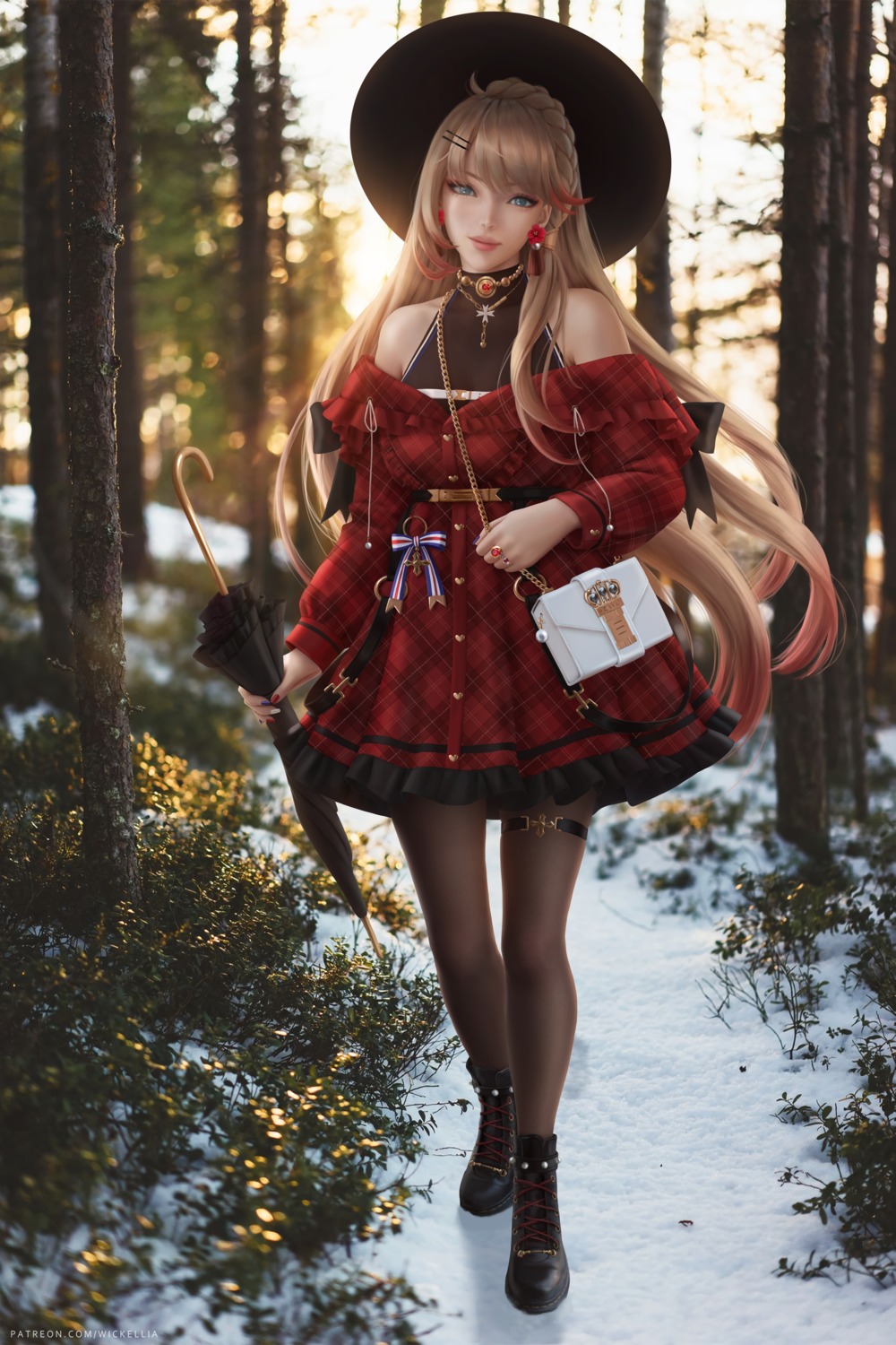 wickellia azur lane howe (azur lane) dress garter no bra pantyhose see ...