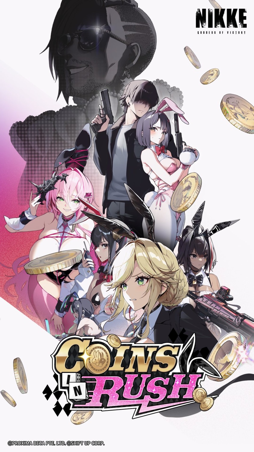 goddess of victory: nikke ade (nikke) bay exia (nikke) milk (nikke ...