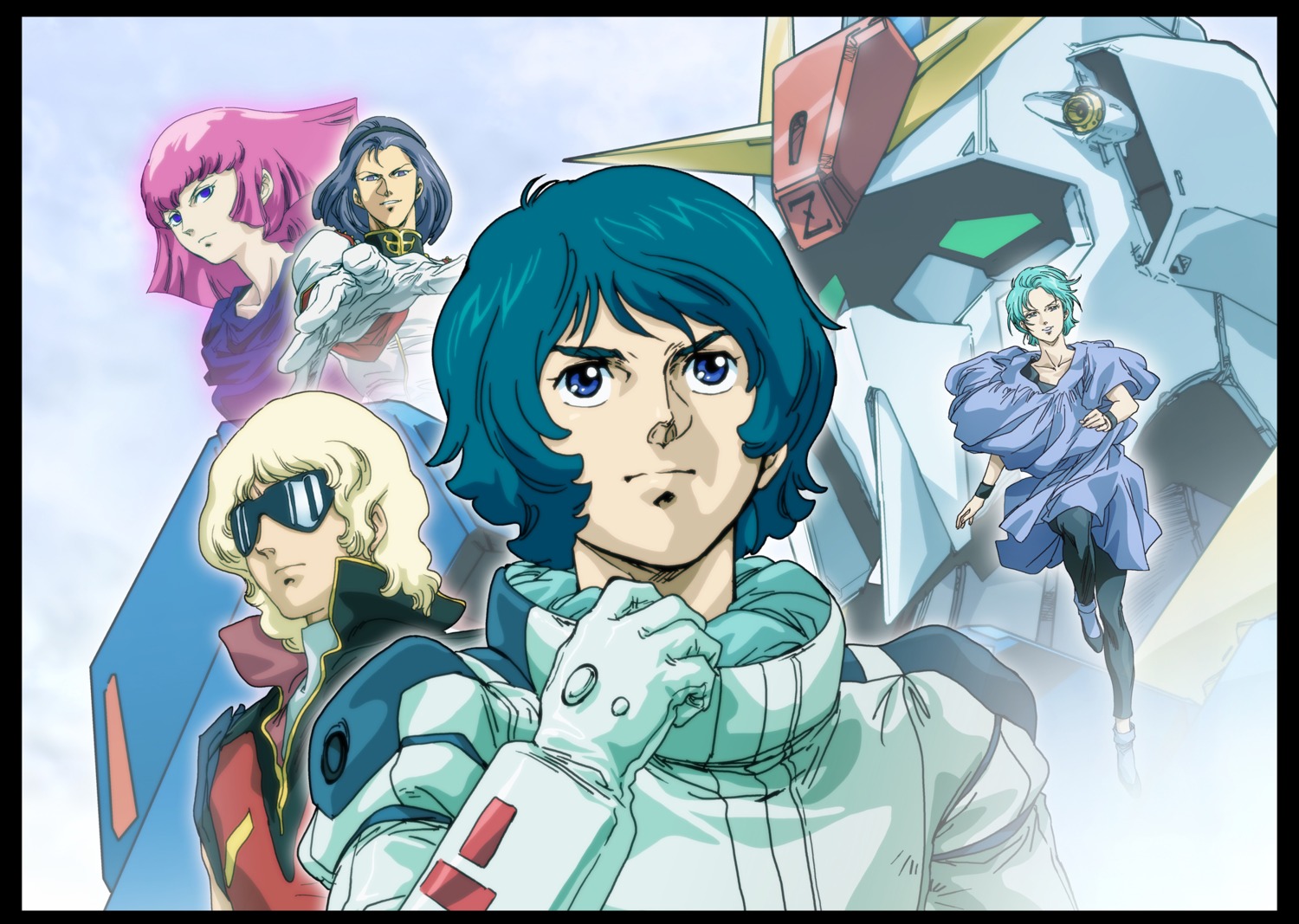 gundam zeta gundam char aznable four murasame haman karn kamille bidan ...