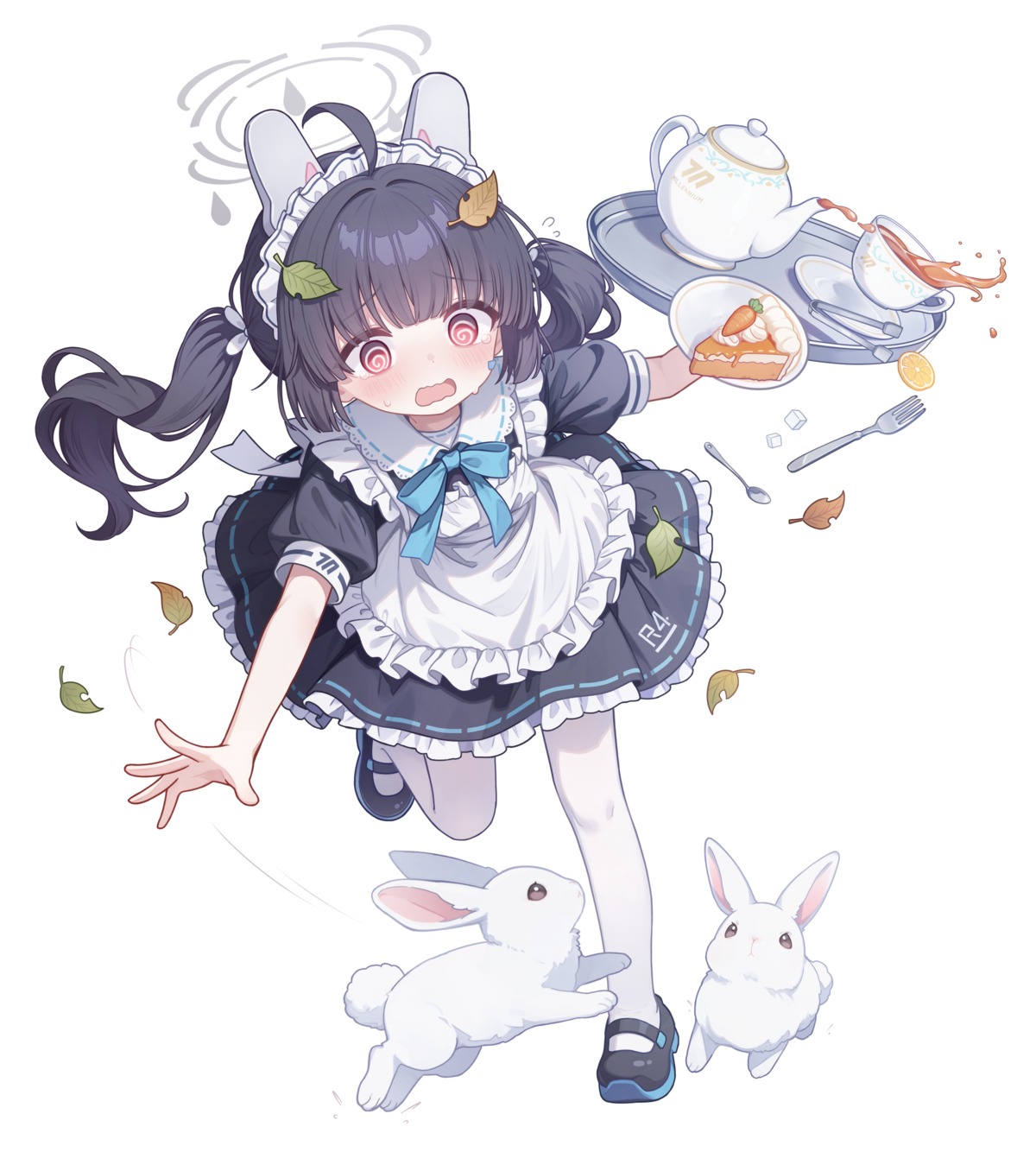 kohaku rinne blue archive kasumizawa miyu animal ears bunny ears ...