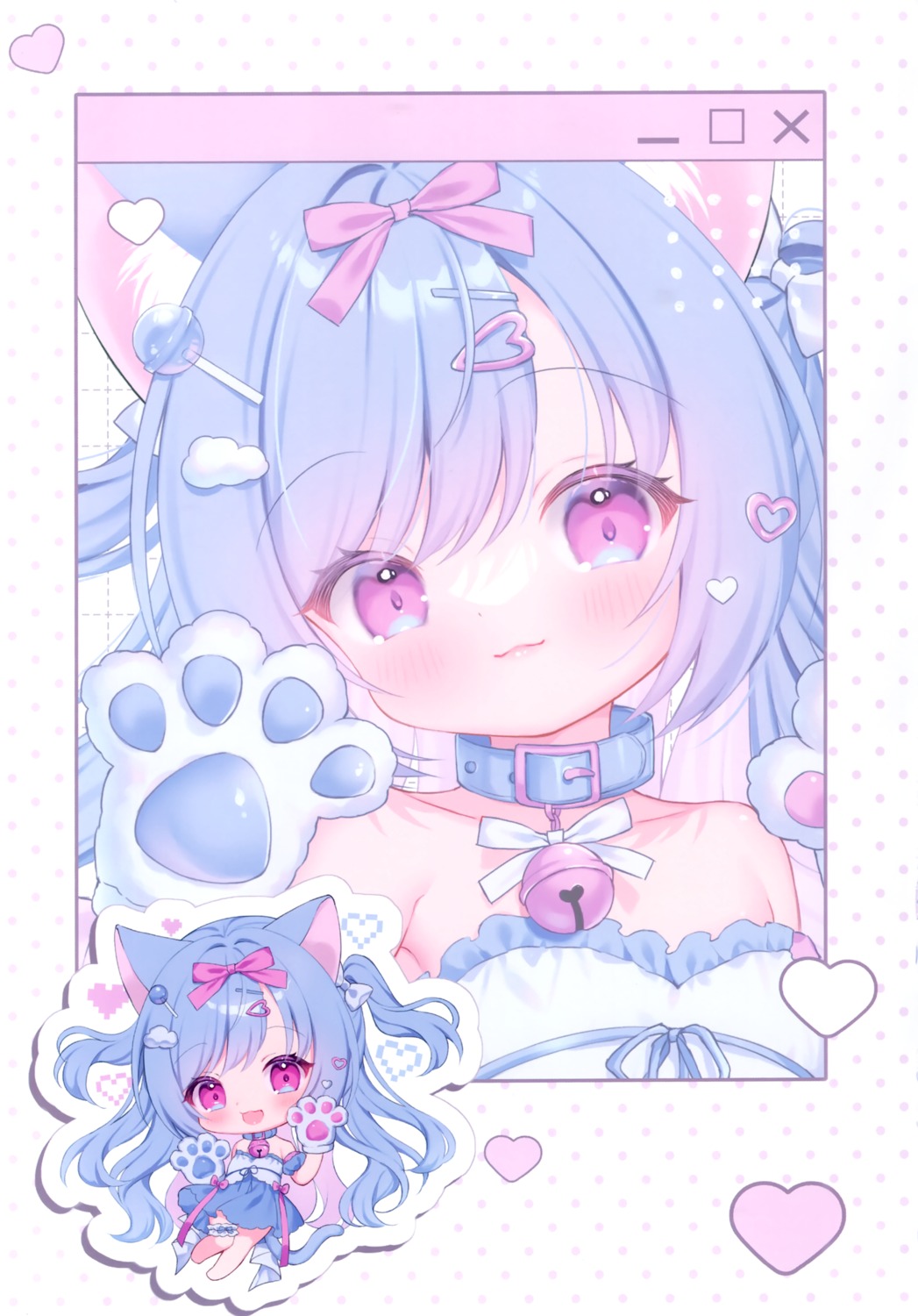 ashitamooyasumi! mukyu animal ears chibi dress garter nekomimi no bra ...