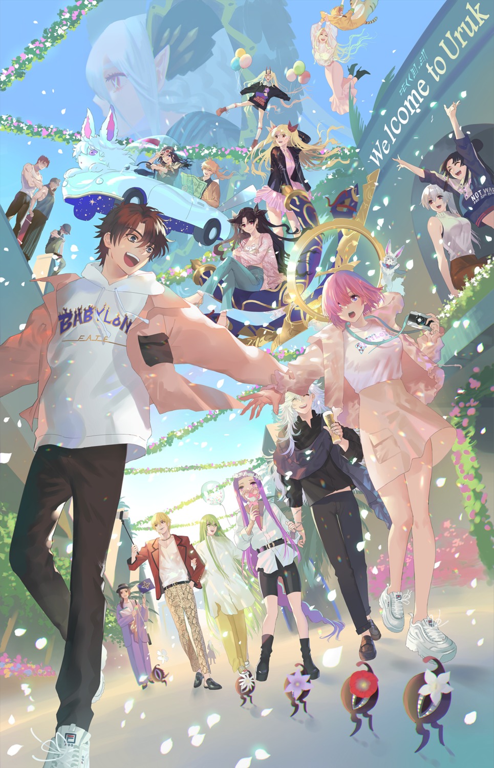 warabi tama fate/grand order cath palug (fate) enkidu (fate) ereshkigal ...