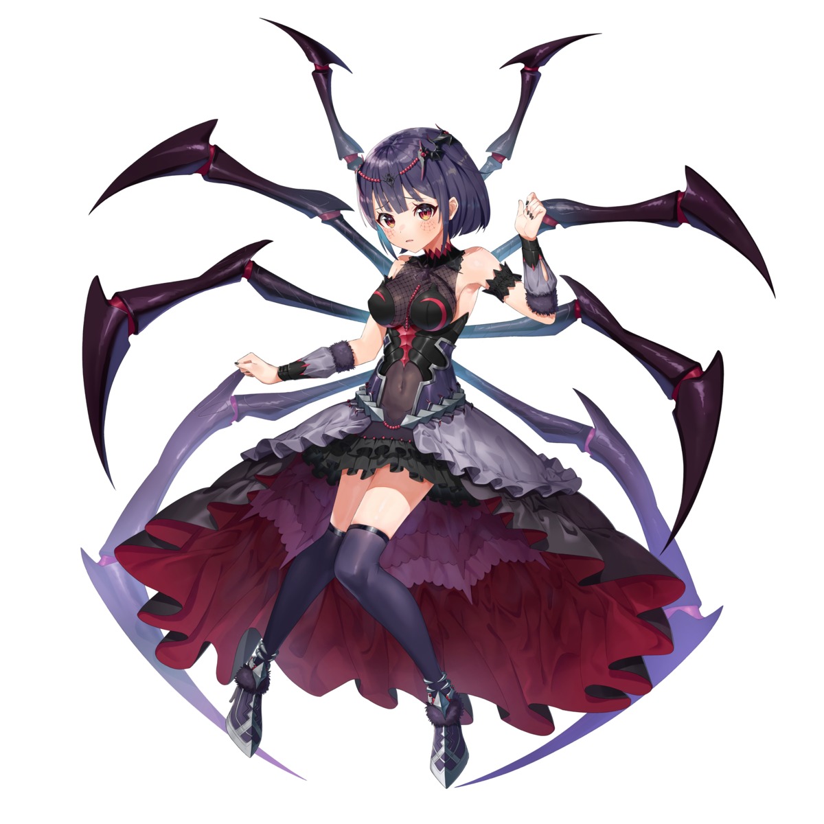 taiga (ryukyu-6102-8) armor dress heels monster girl thighhighs ...