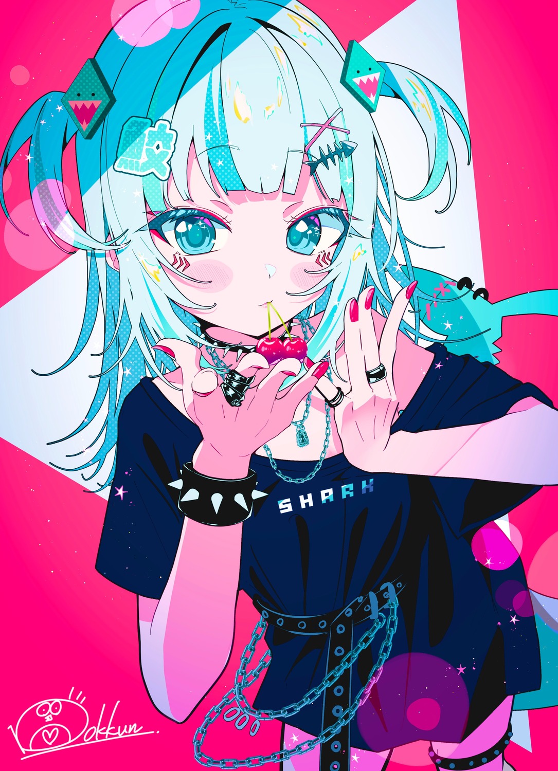 bokkun (doyagaobyo) hololive hololive english gawr gura garter tail ...