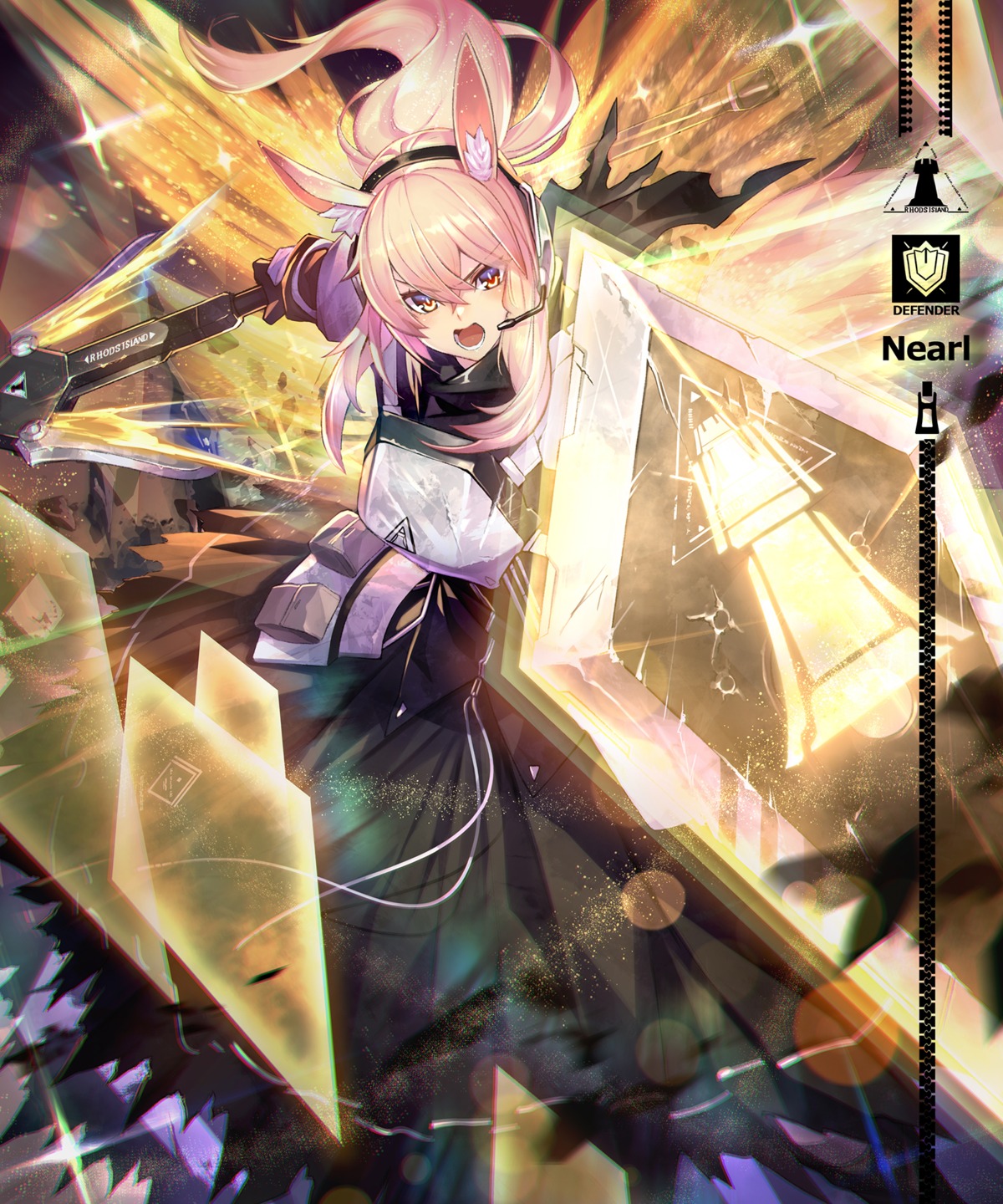 takamine nadare arknights nearl (arknights) animal ears artist revision ...