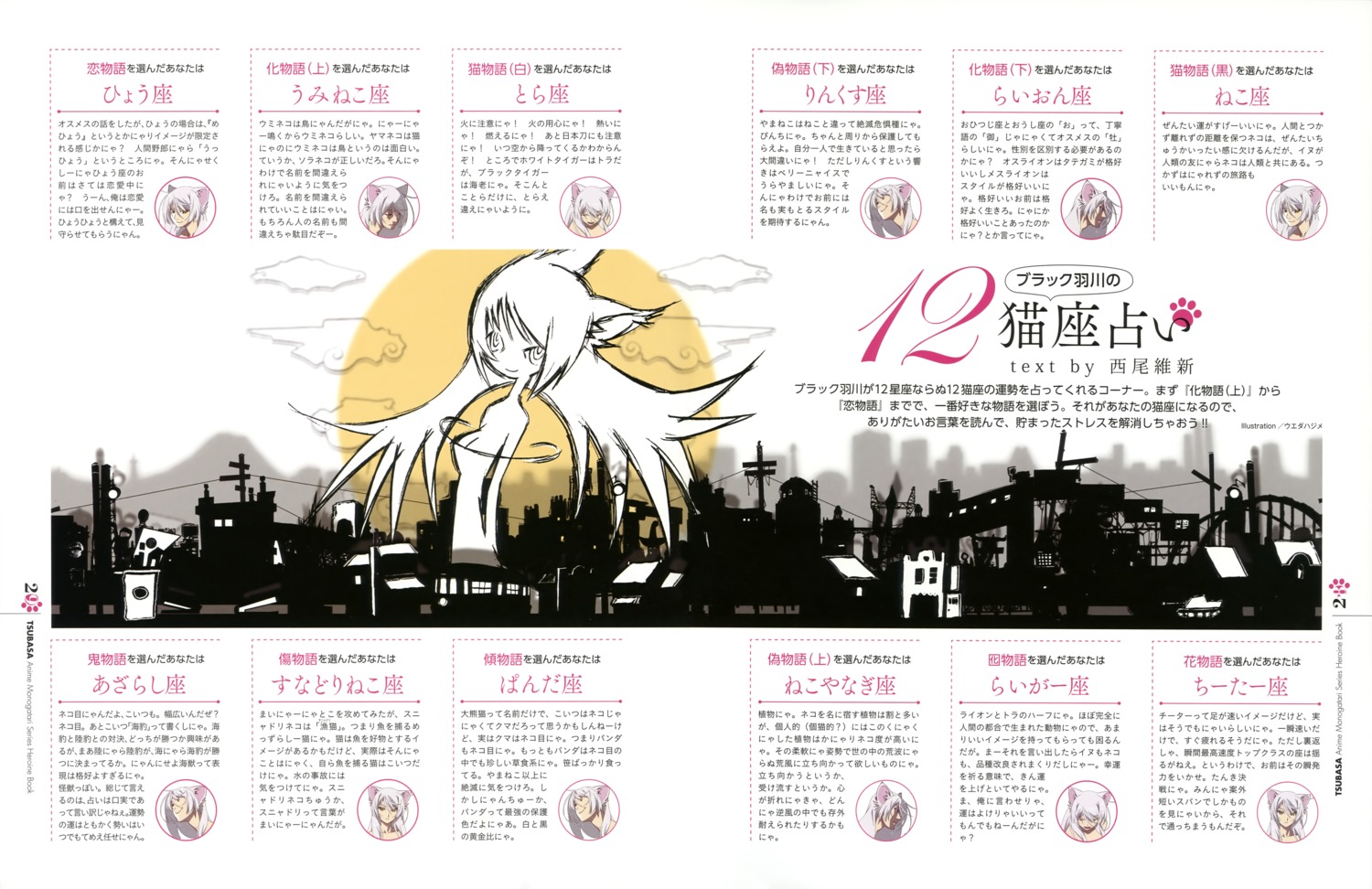 ueda hajime bakemonogatari monogatari (series) black hanekawa hanekawa ...