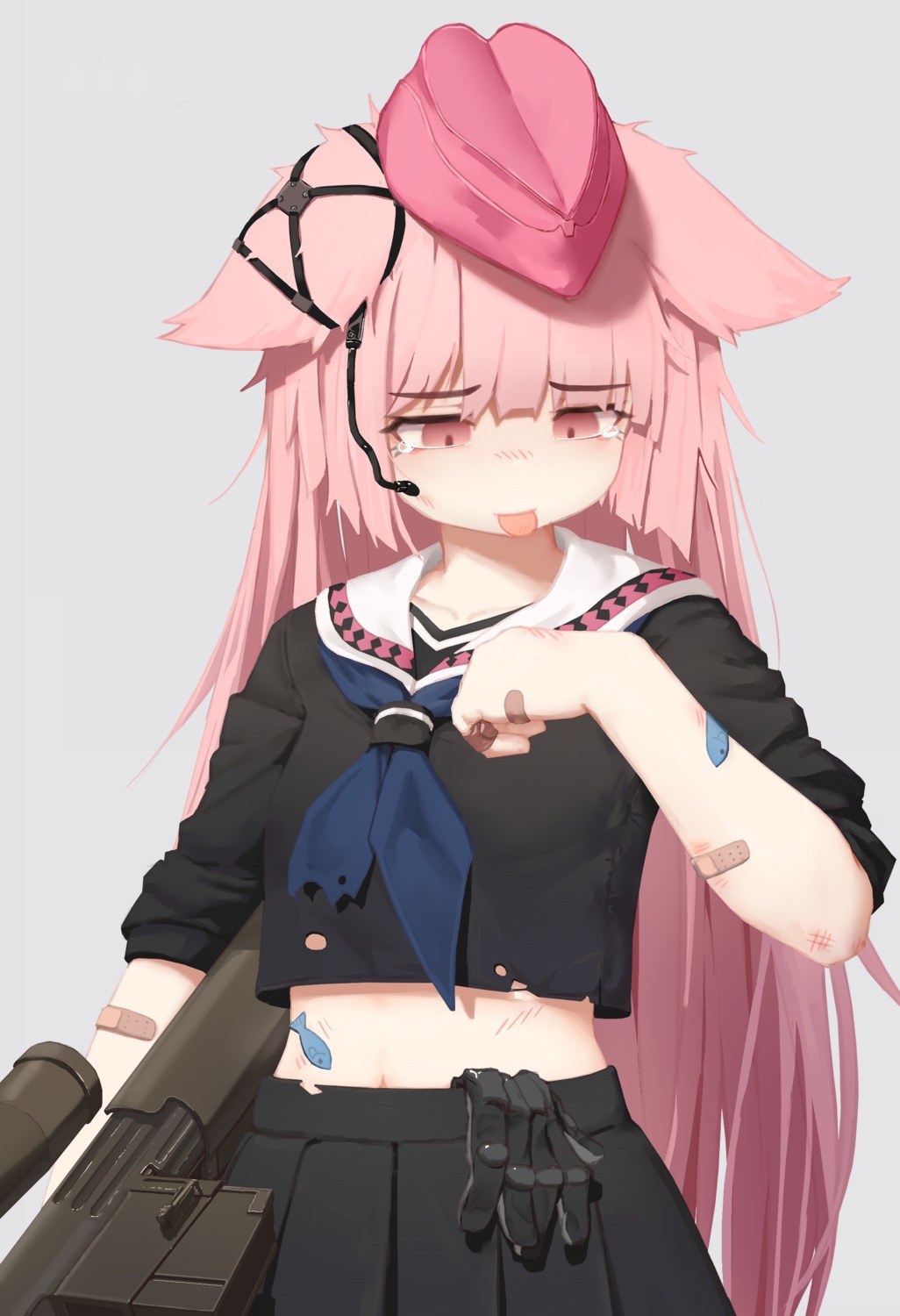 greentree girls frontline ntw-20 (girls frontline) animal ears bandaid ...