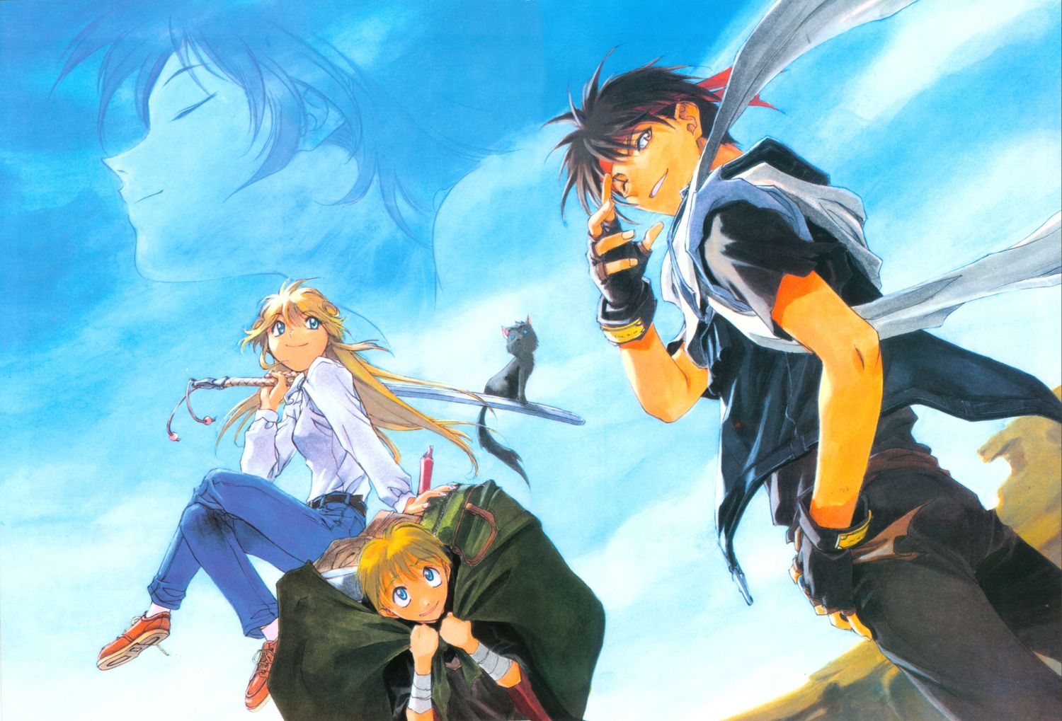 kusaka yuuya majutsushi orphen azalie cleao everlasting majic lin ...