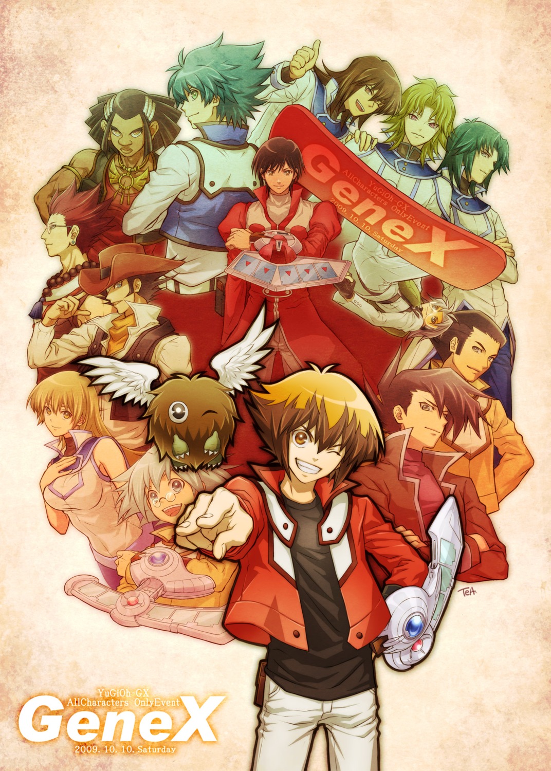 tea (retroz) yugioh yugioh gx edo phoenix fujiwara yuusuke hibiki koyo ...