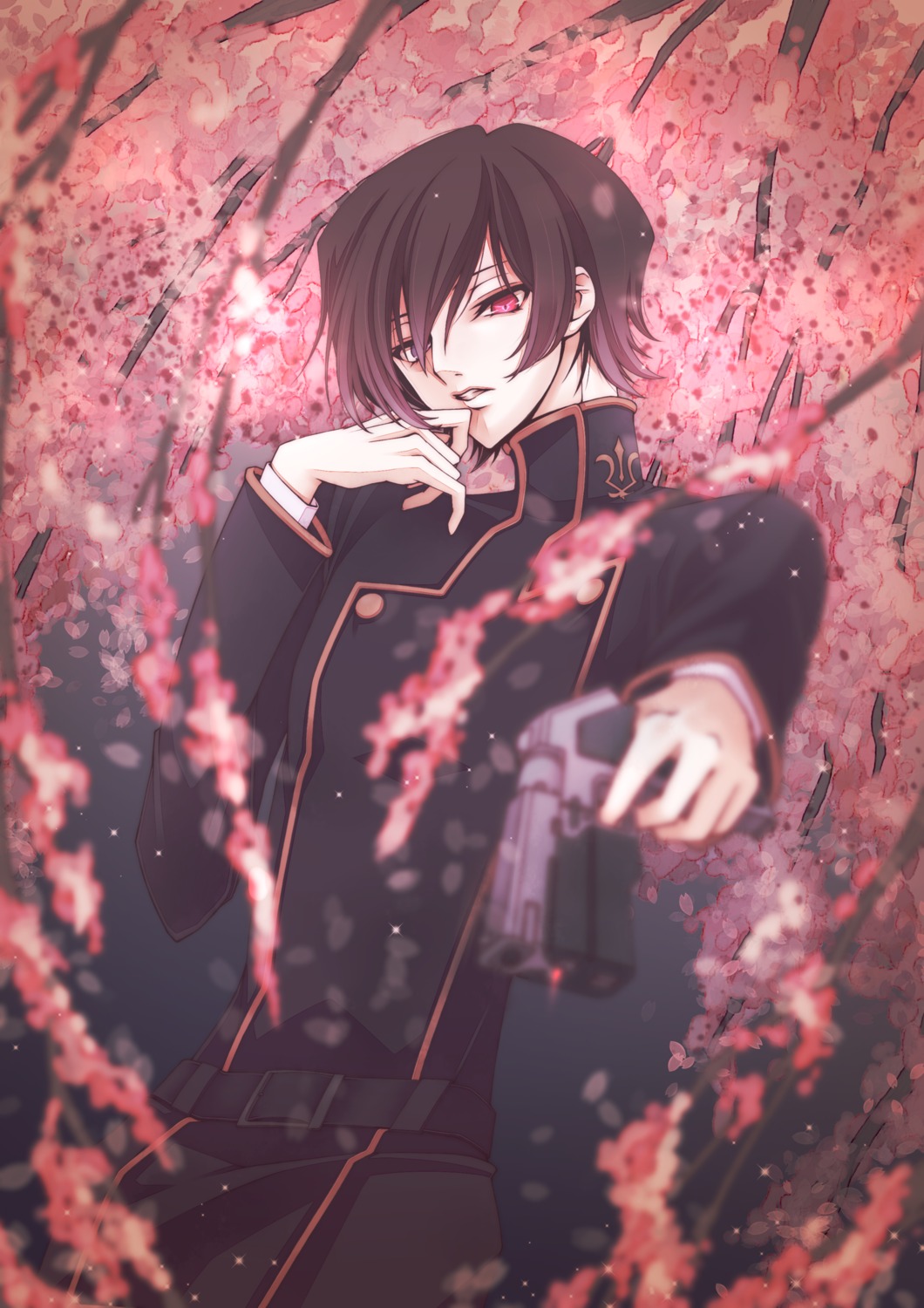 ishyama (pixiv 22225212) code geass lelouch lamperouge gun ...