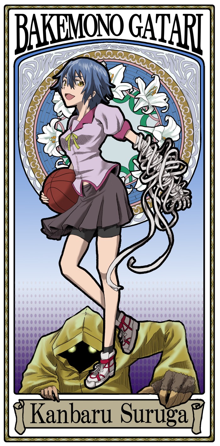 kaeru314 bakemonogatari monogatari (series) kanbaru suruga bandages ...