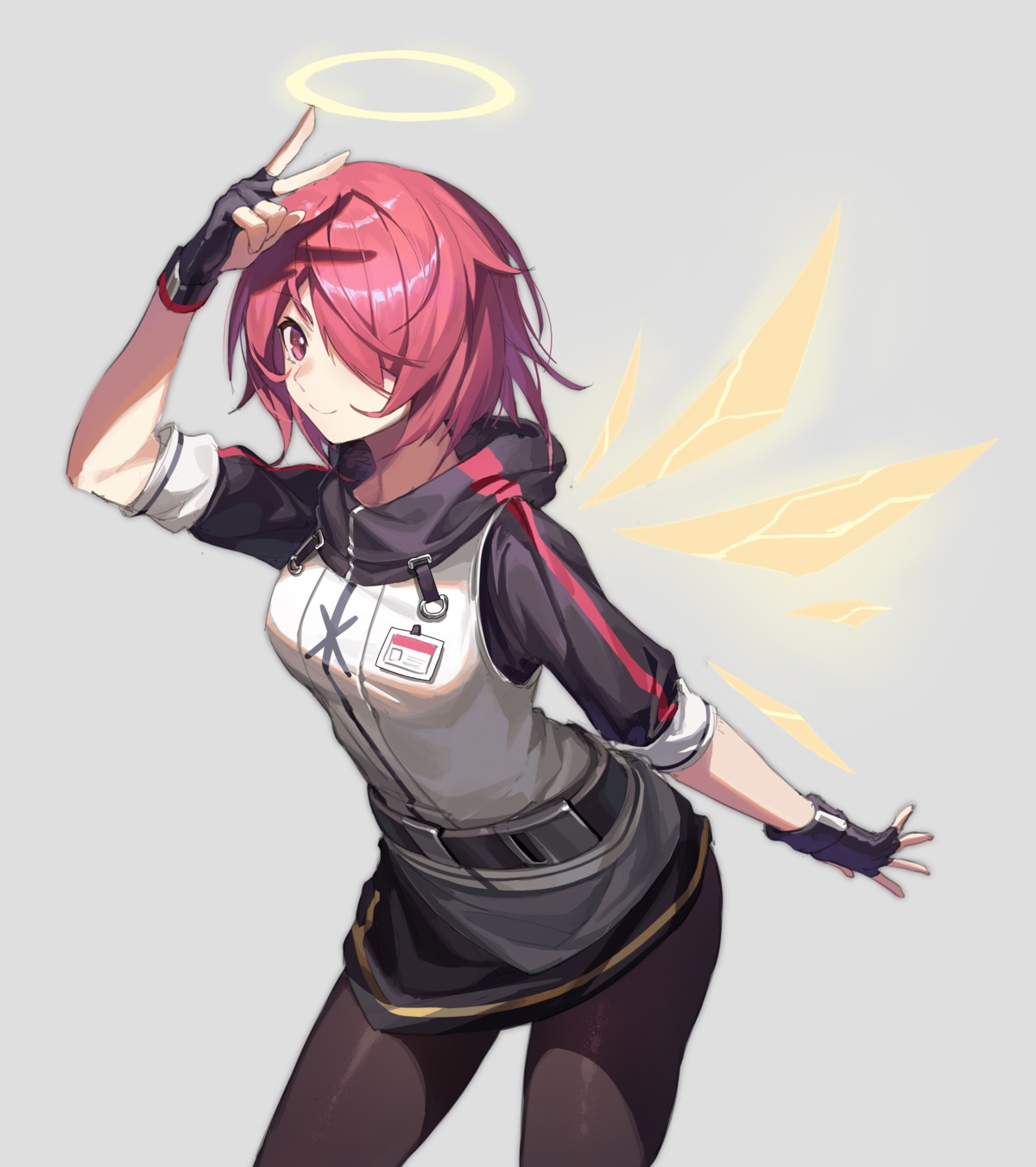 mo ying yu arknights exusiai (arknights) angel pantyhose tagme wings ...