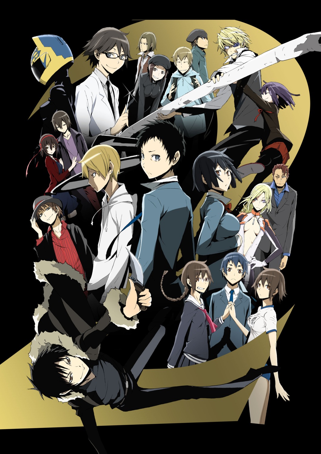 durarara!! akabayashi mizuki awakusu akane celty sturluson heiwajima ...