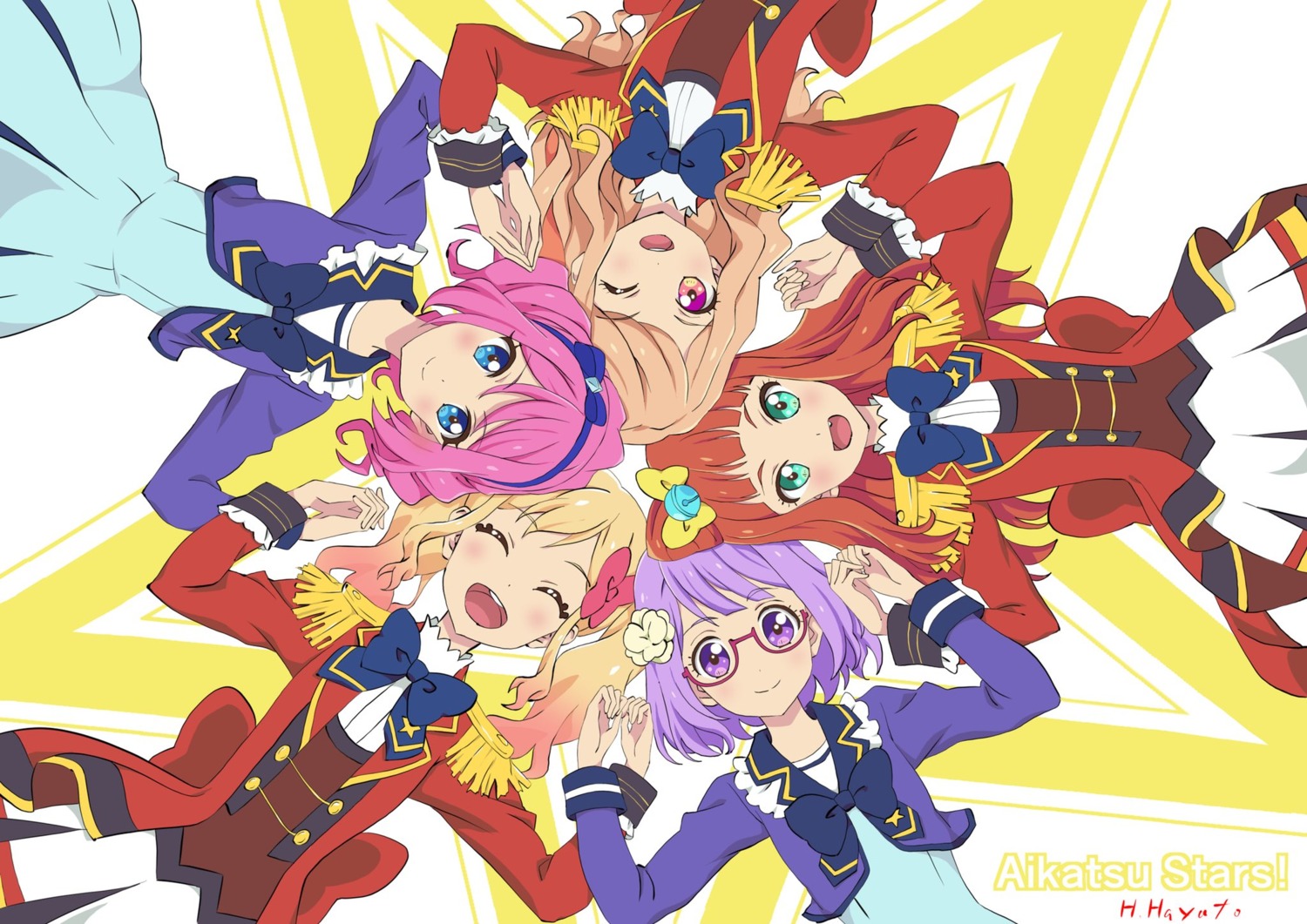 hashiguchi hayato aikatsu! aikatsu stars! kasumi mahiru nanakura koharu ...