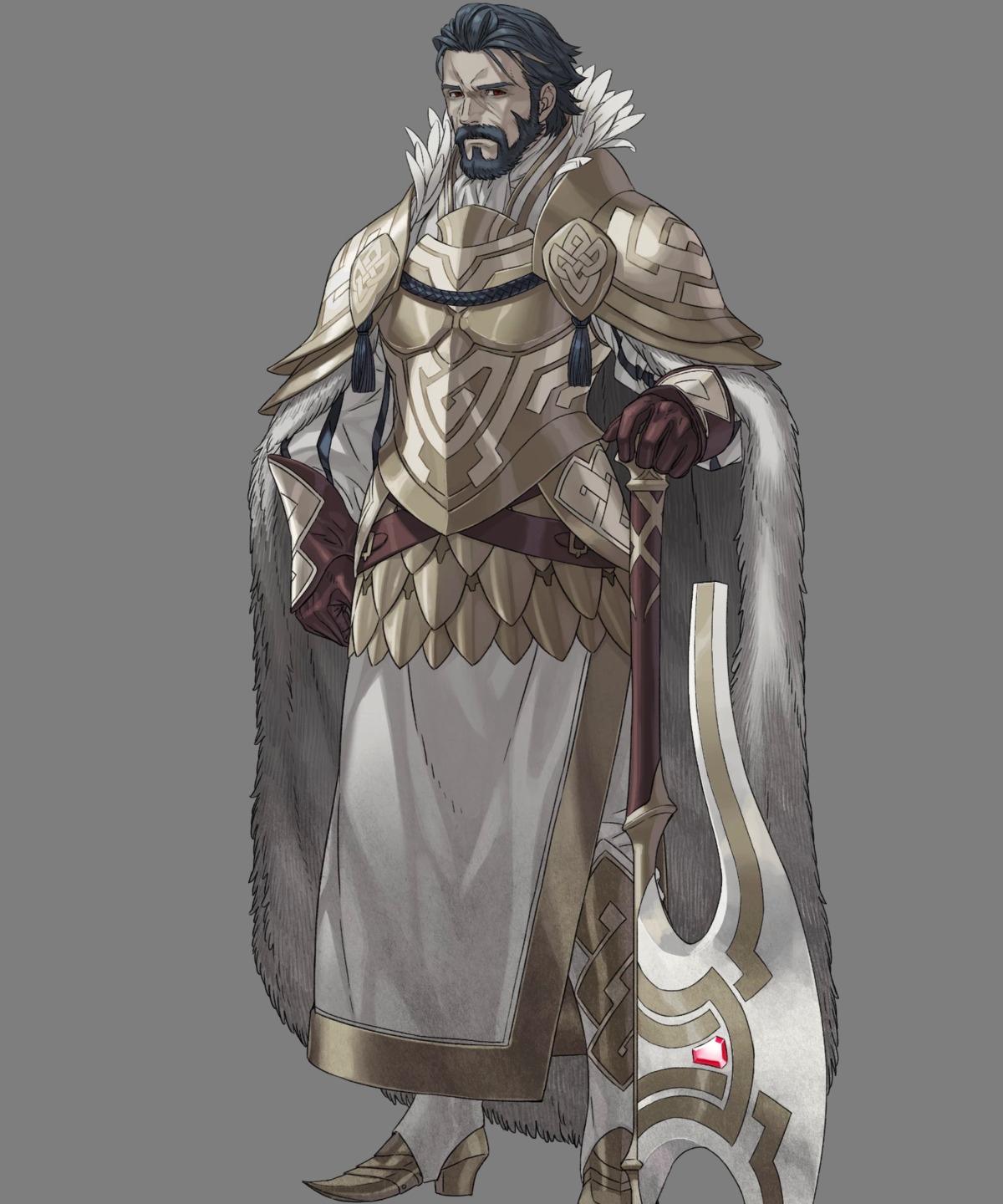 nintendo kozaki yuusuke fire emblem fire emblem heroes gustav (fire ...