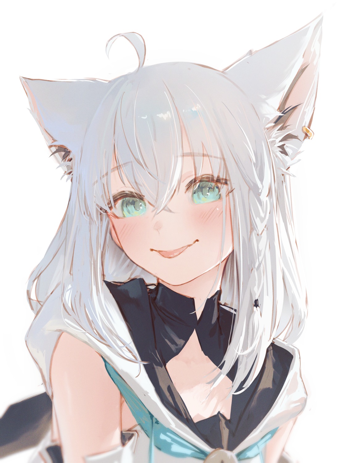 hyde (tabakko) hololive hololive gamers shirakami fubuki animal ears ...