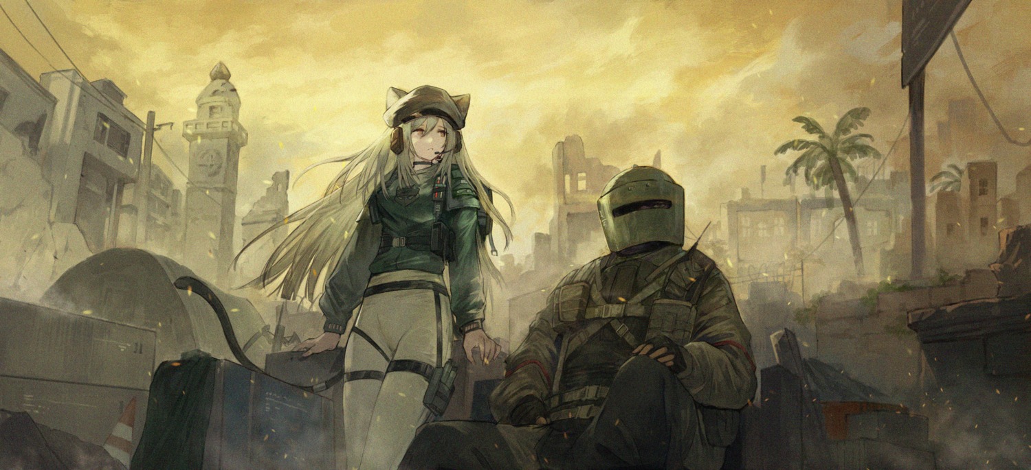 xinuo223 arknights rainbow six siege schwarz (arknights) tachanka ...