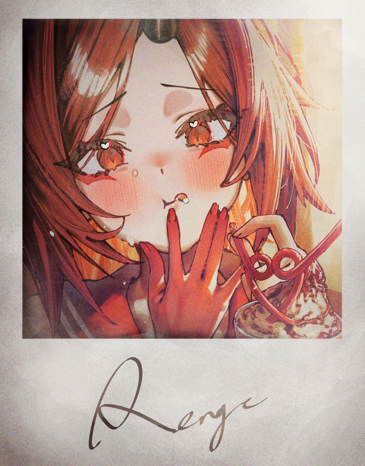 betabeet blue archive fuwa renge cream horns seifuku | #1250124 | yande.re