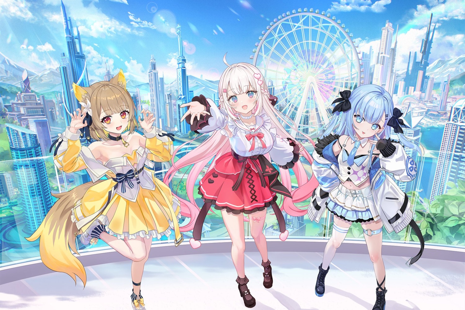 veil project kokone muiru runoa hirune suzuhina chuno animal ears ...