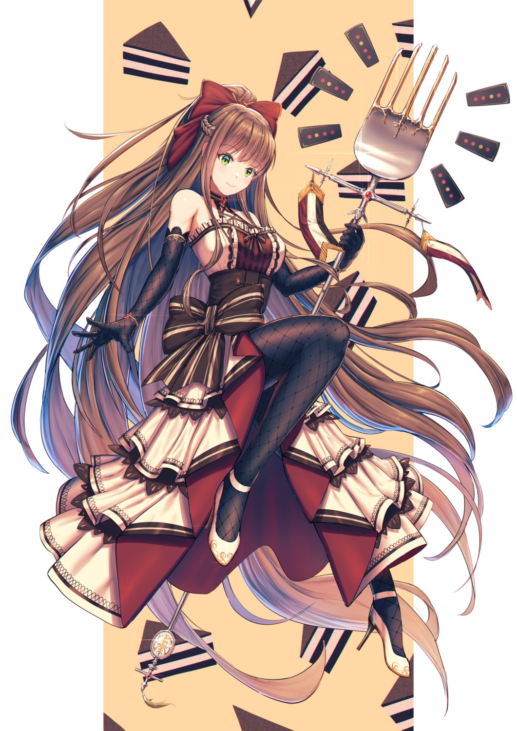 mazel mazeru (oekaki1210) food fantasy tiramisu (food fantasy) dress ...