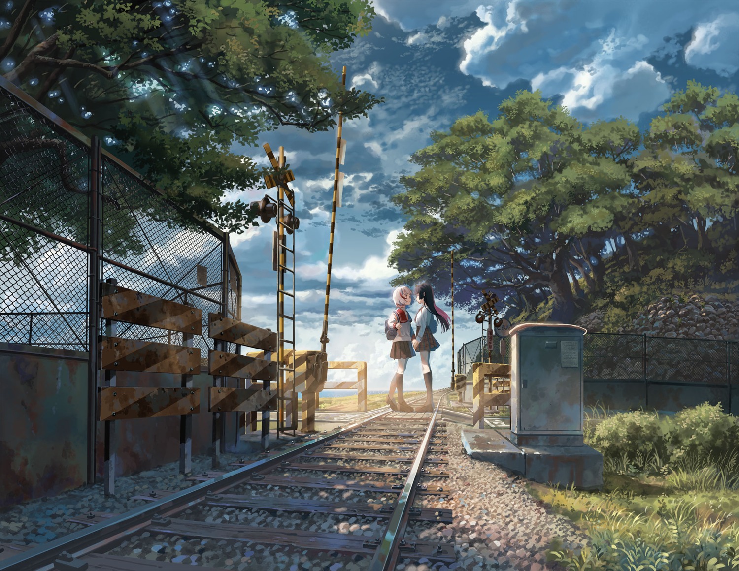 shijohane shoujo rei (vocaloid) vocaloid dtto. landscape seifuku tagme ...