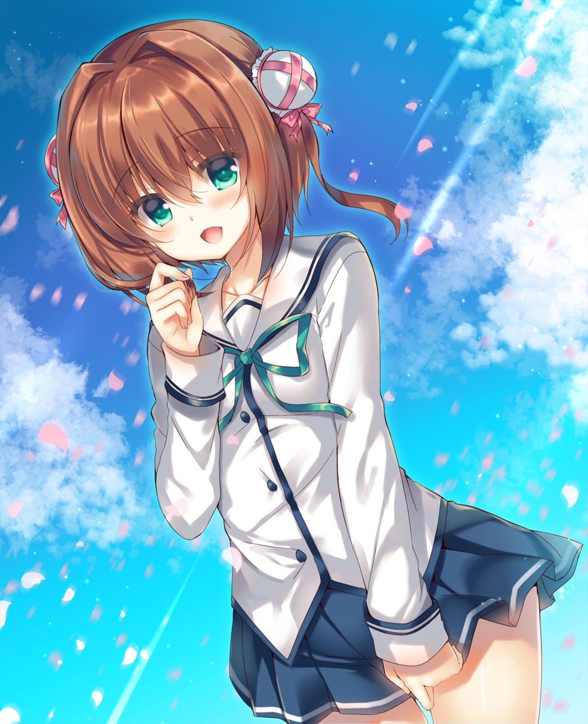 suzunone rena da capo (series) da capo ii asakura yume breast hold ...