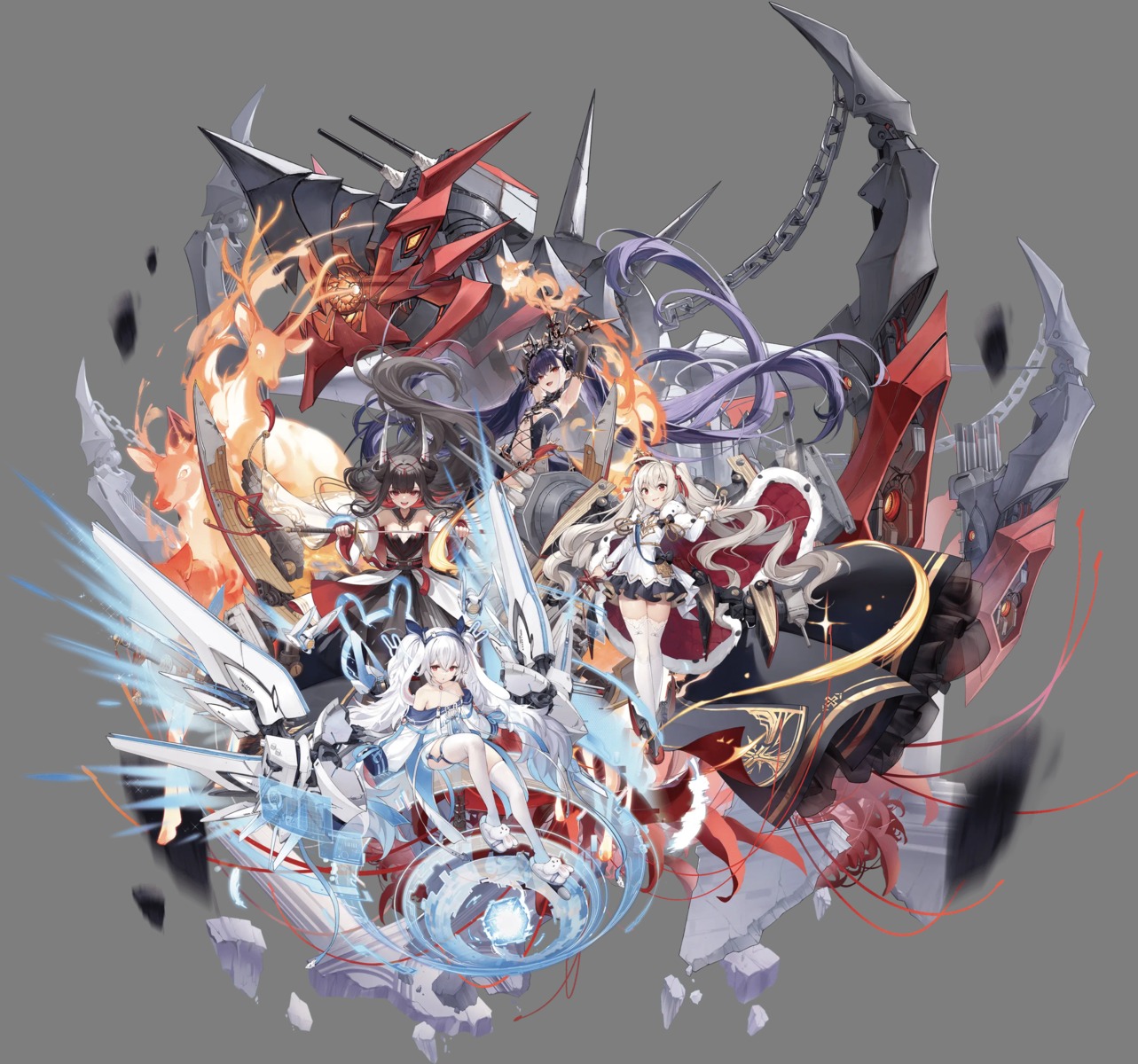 azur lane felix schultz (azur lane) hatsuzuki (azur lane) laffey (azur ...