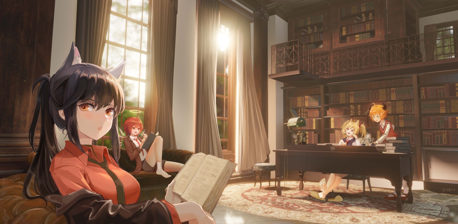 xilin arknights croissant (arknights) exusiai (arknights) sora ...