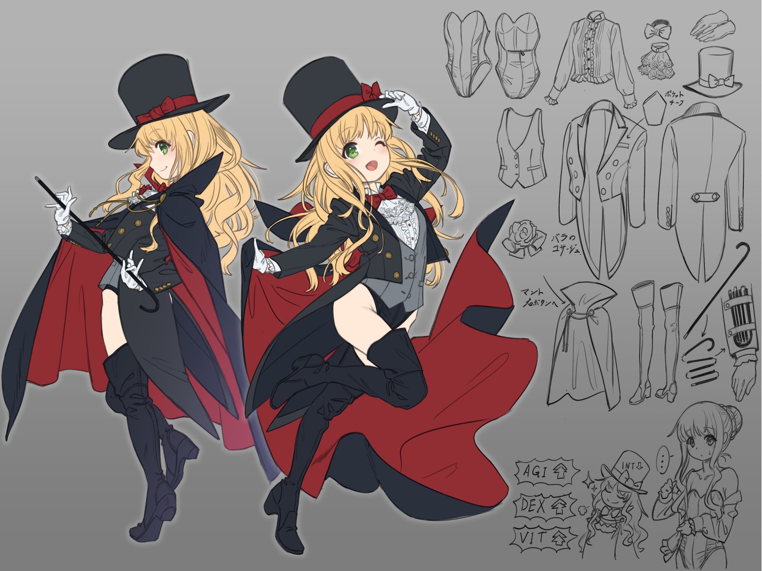 adashi makoto phantom thief (kkmomo67) character design heels leotard ...