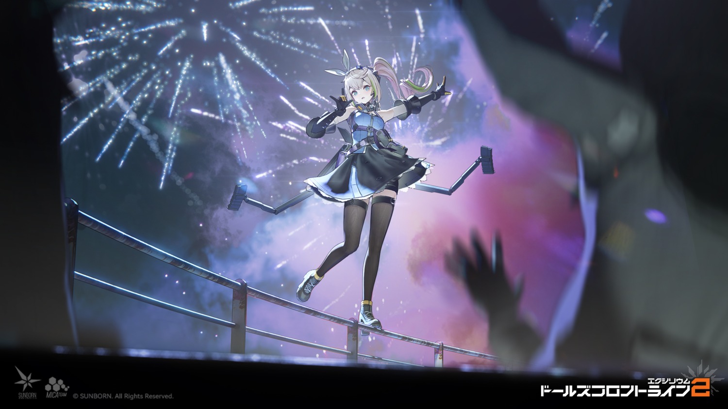 girls frontline 2: exilium sharkry heels skirt lift tagme thighhighs ...