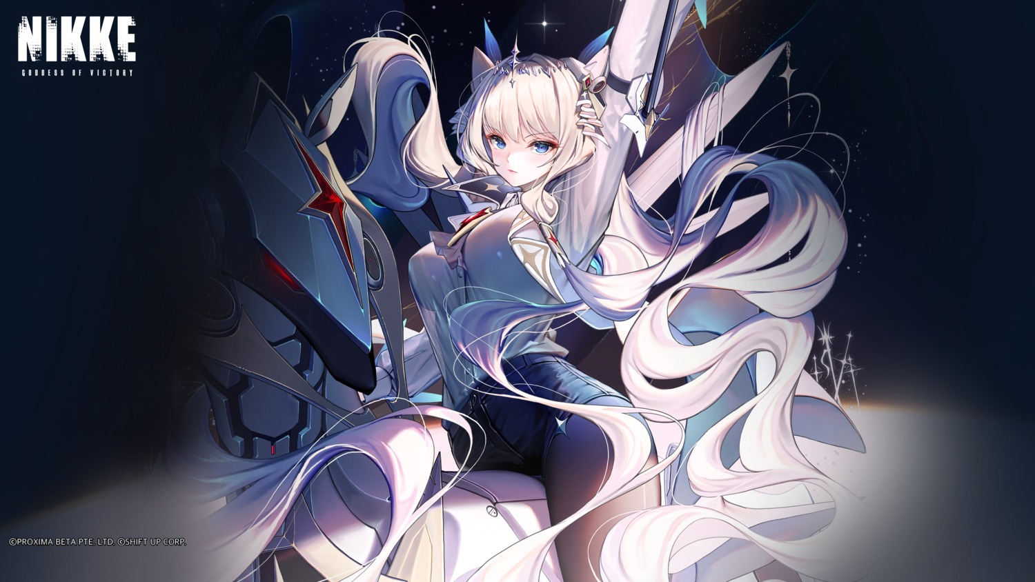 goddess of victory: nikke crown (nikke) animal ears nekomimi pantyhose ...