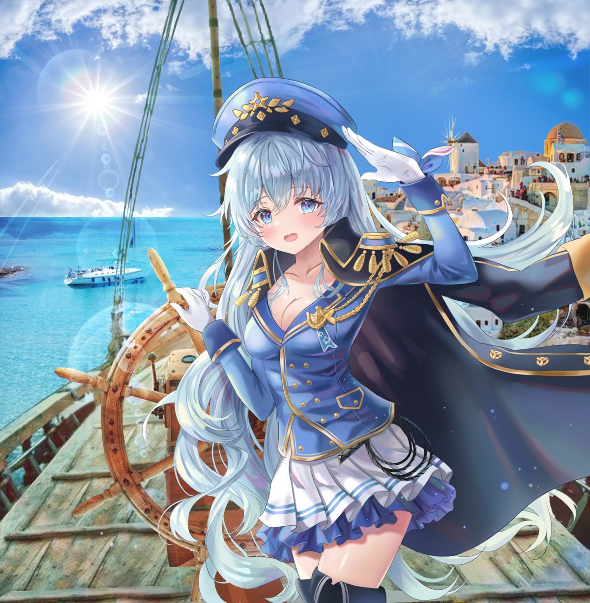 arme (cgsy7484) yuksi (yuksi) cleavage open shirt photo skirt lift ...