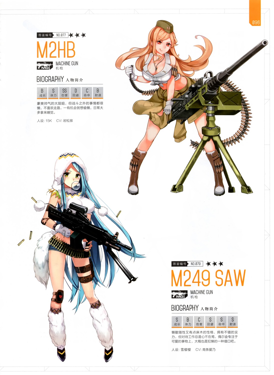 15k sophie tuo girls frontline m249 saw (girls frontline) m2hb (girls ...