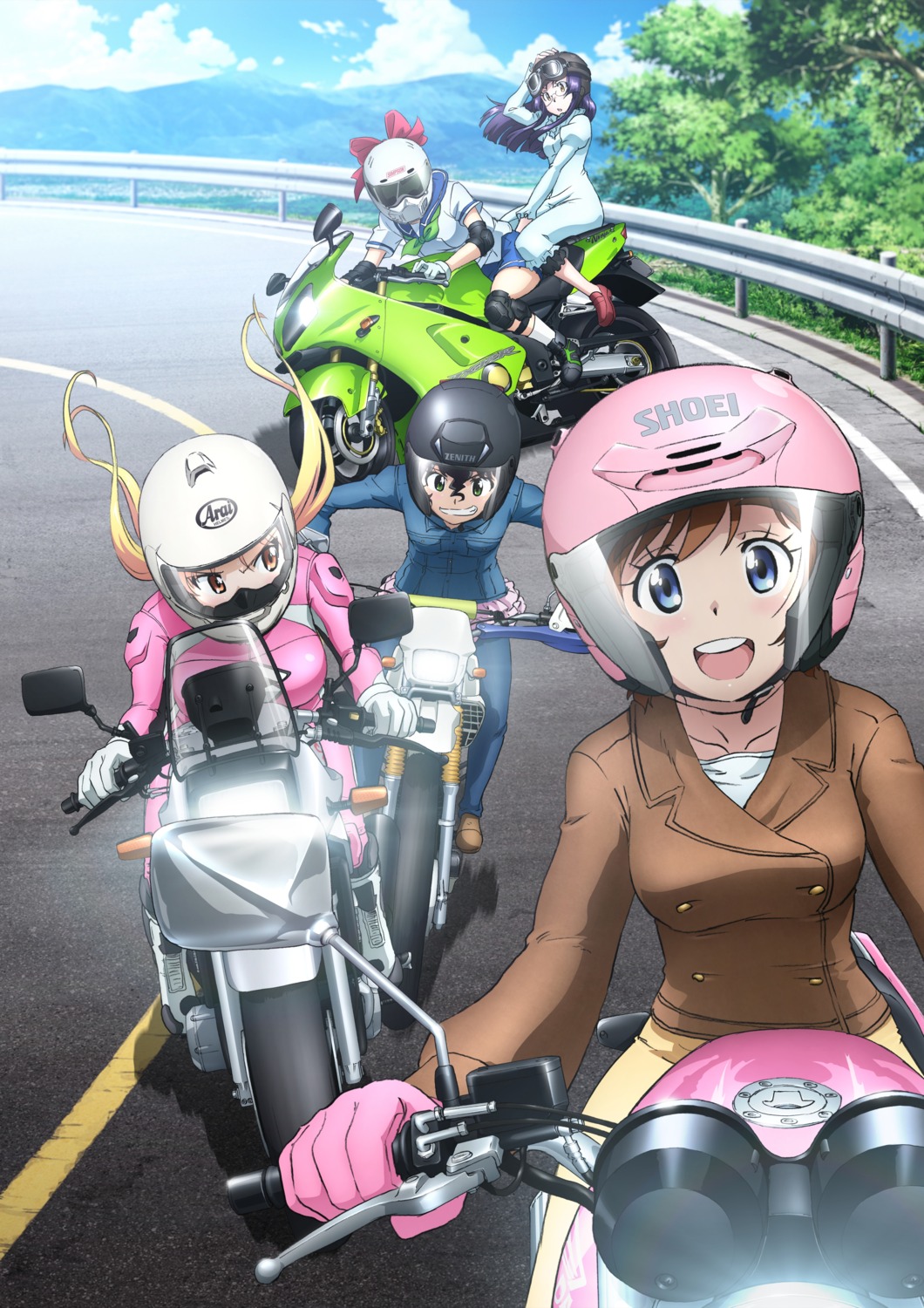 bakuon!! amano onsa kawasaki raimu minowa hijiri sakura hane suzunoki ...