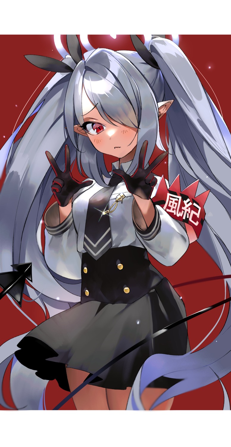 moko (moko/moko) pointy ears seifuku tail | #742466 | yande.re