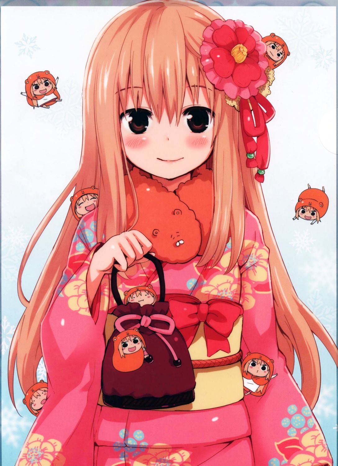 sankakuhead himouto! umaru-chan doma umaru chibi kimono | #1020415 ...