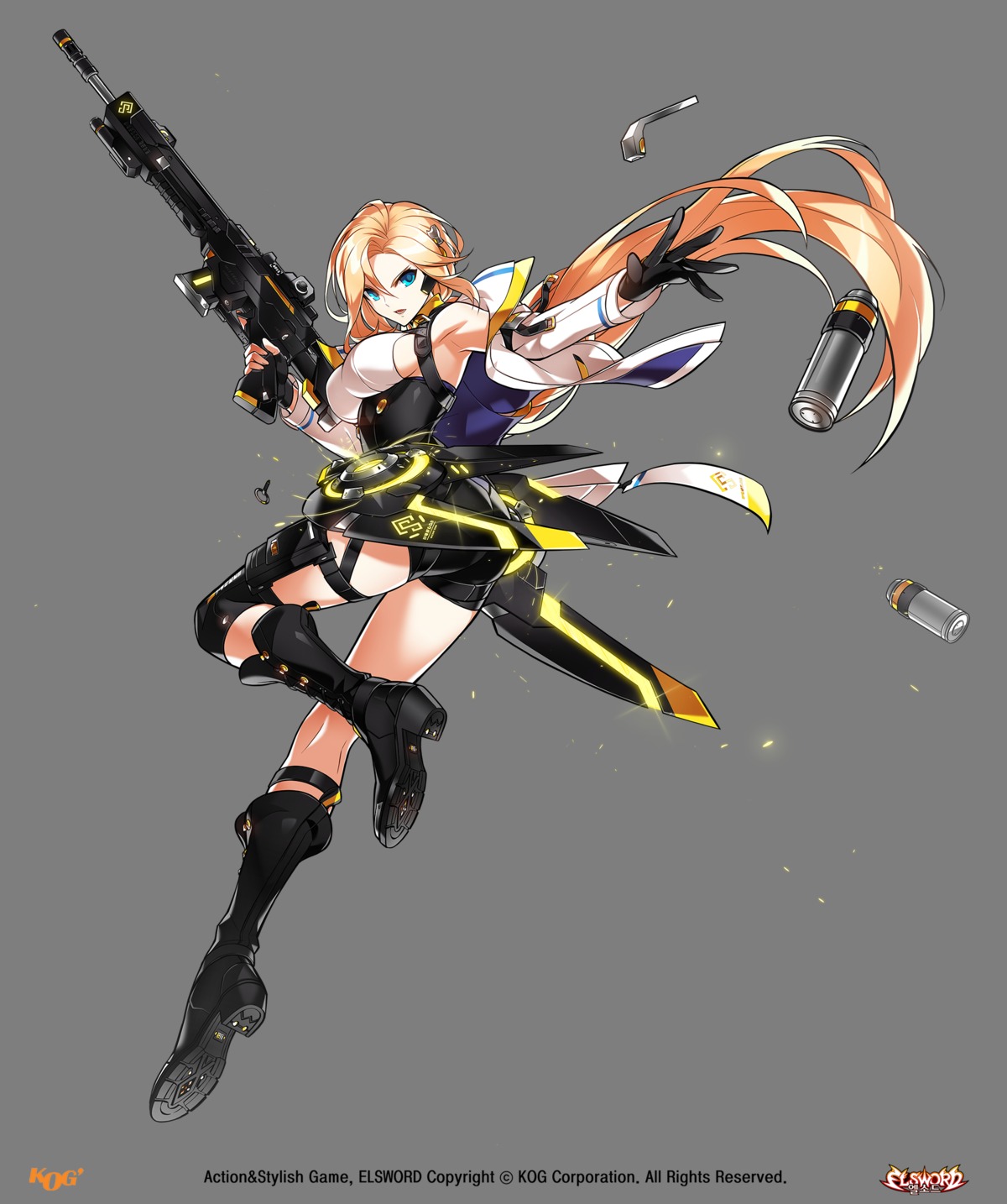 elsword rose (elsword) gun heels tagme transparent png weapon | #438527 ...