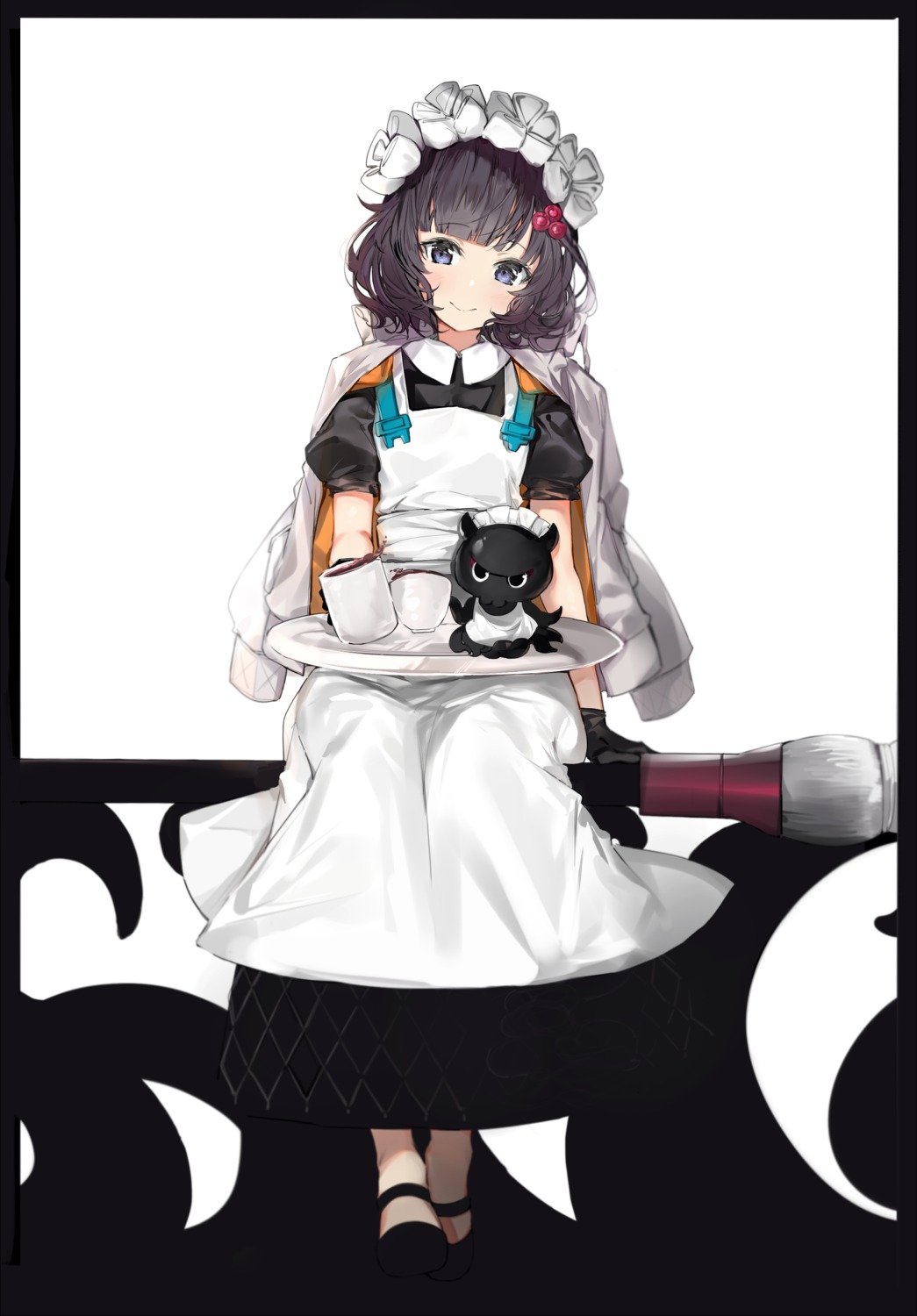 silver (chenwen) fate/grand order katsushika hokusai (fate) maid ...