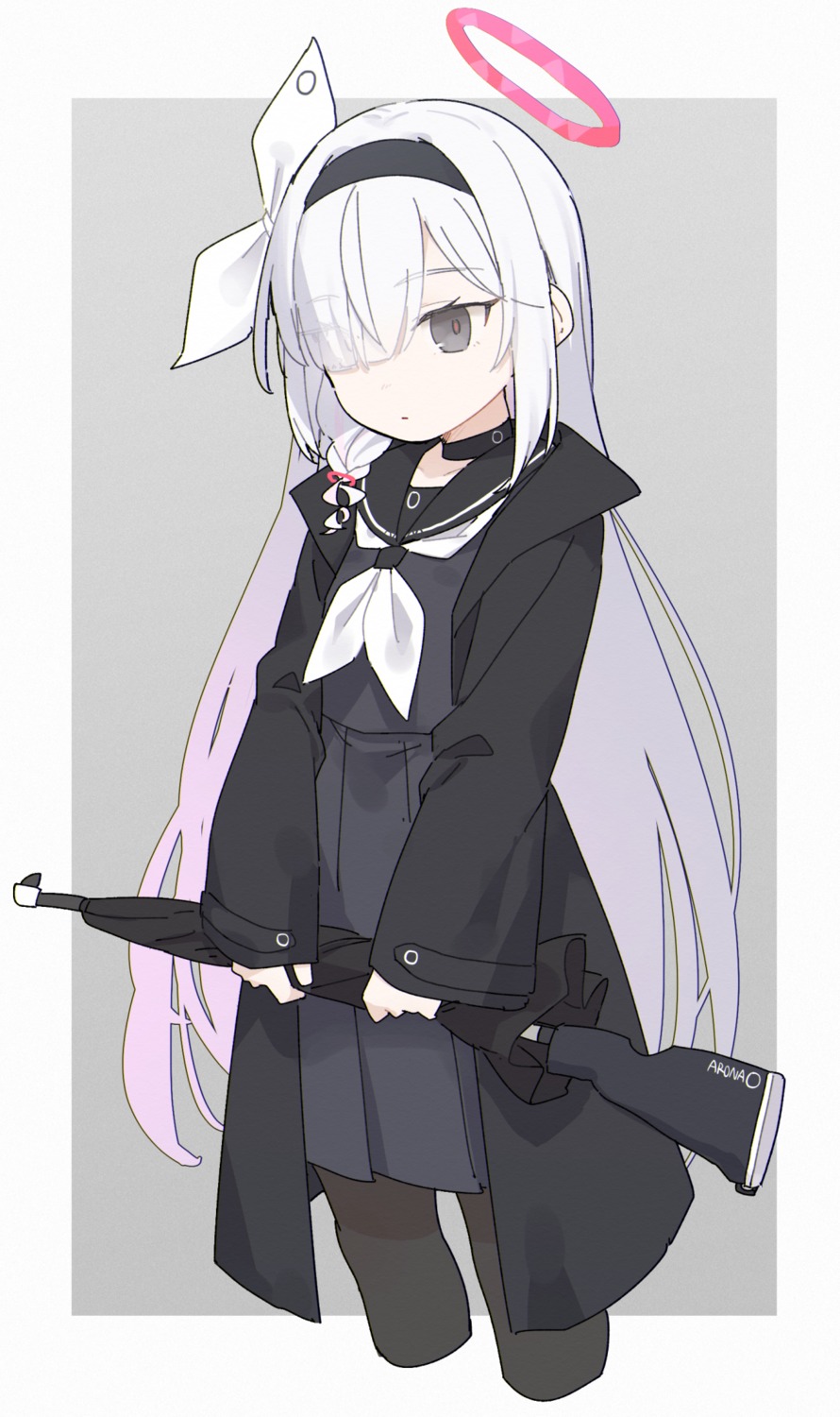 kusaka shi blue archive arona (blue archive) plana (blue archive) gun ...