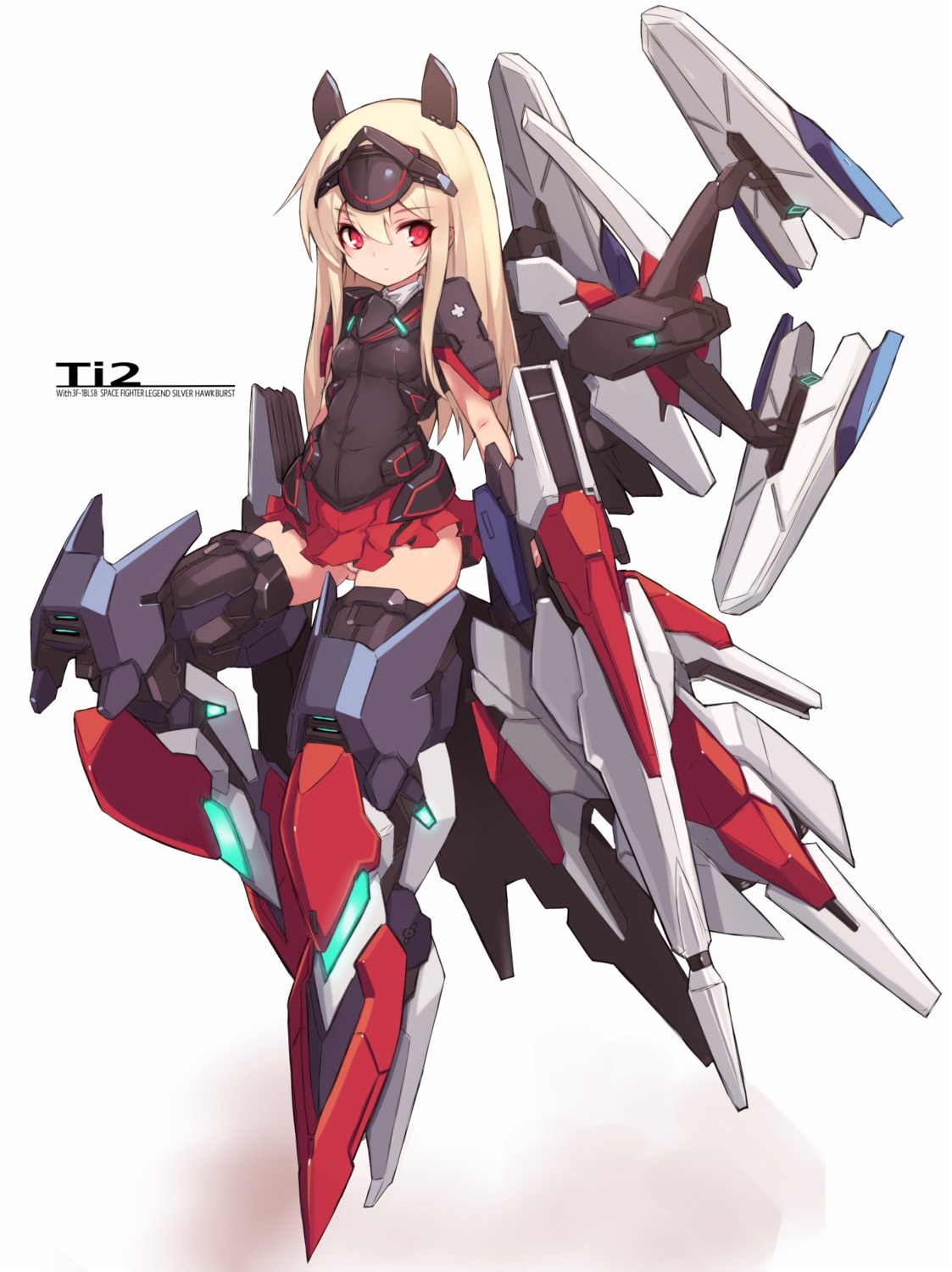 karukan (monjya) alice gear aegis darius burst ti2 mecha musume pantsu ...