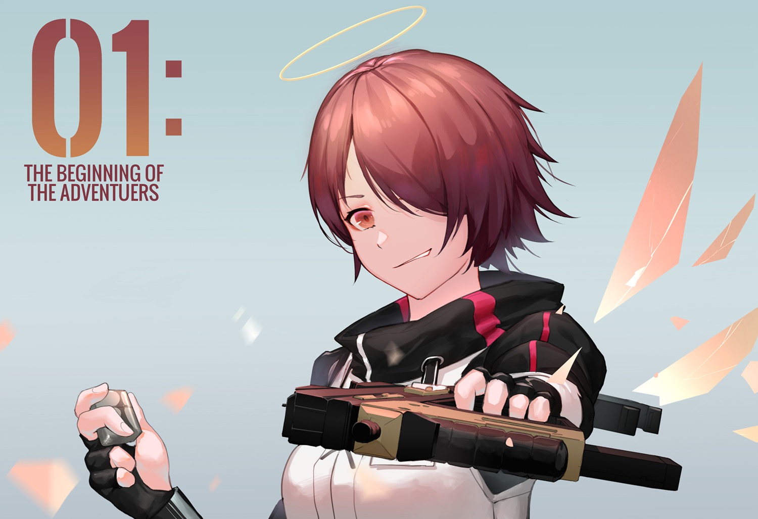 luomo arknights exusiai (arknights) angel gun wings | #611275 | yande.re