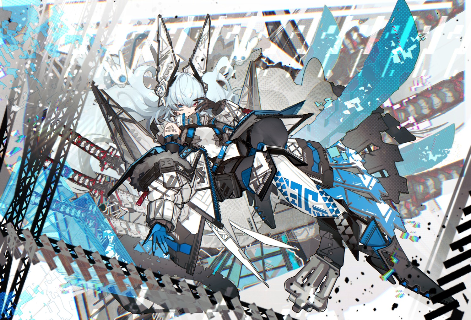 shiba (s hi ba ) animal ears bunny ears bunny girl garter heels ...