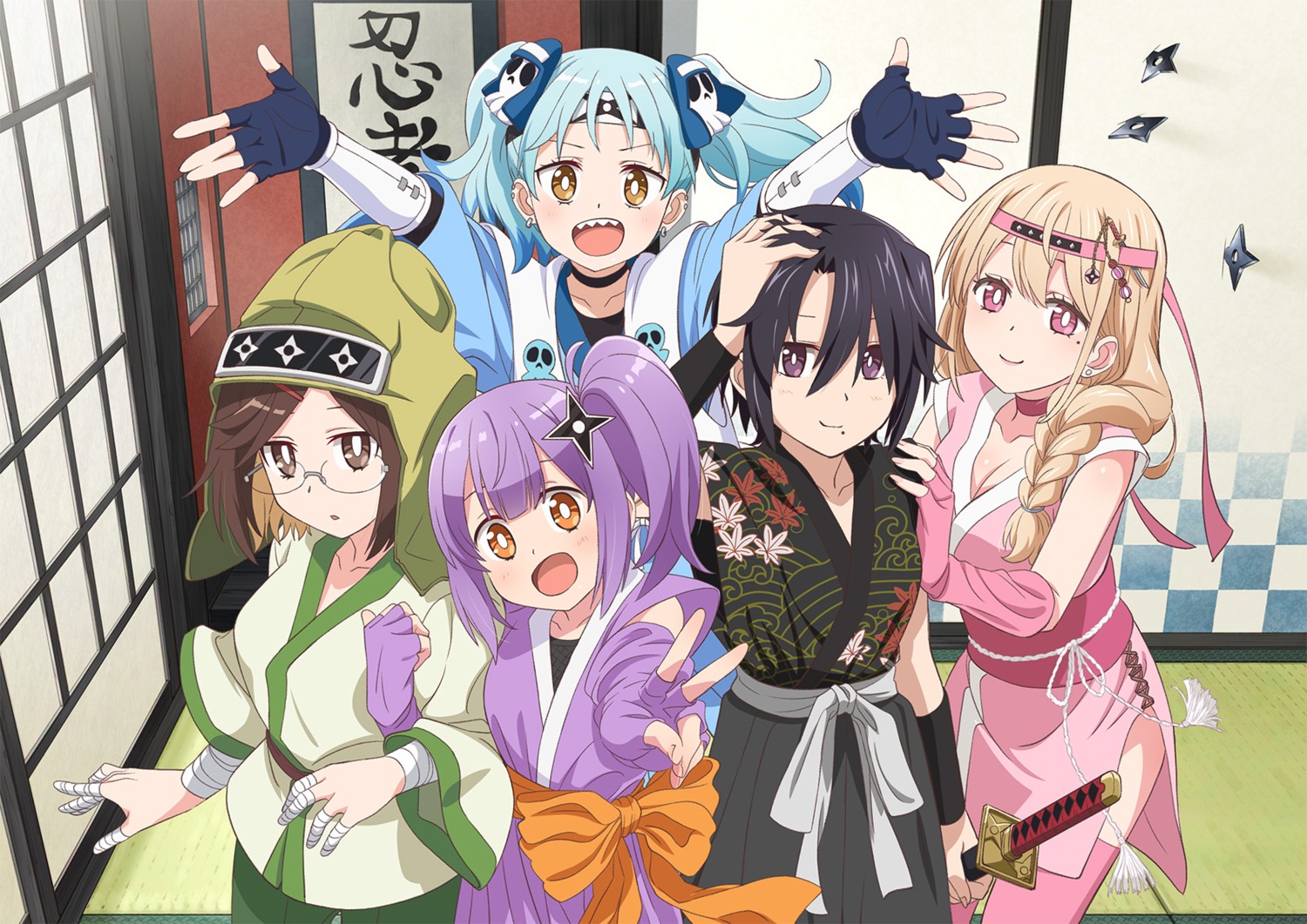 ninja to koroshiya no futarigurashi izutsumi marin koga konoha kuro ...