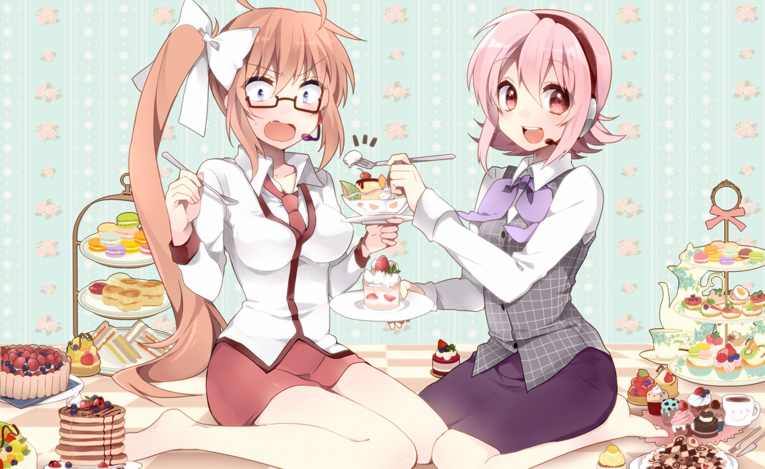 sakura yuki utau naho (utau) utau nami headphones megane | #278327 ...