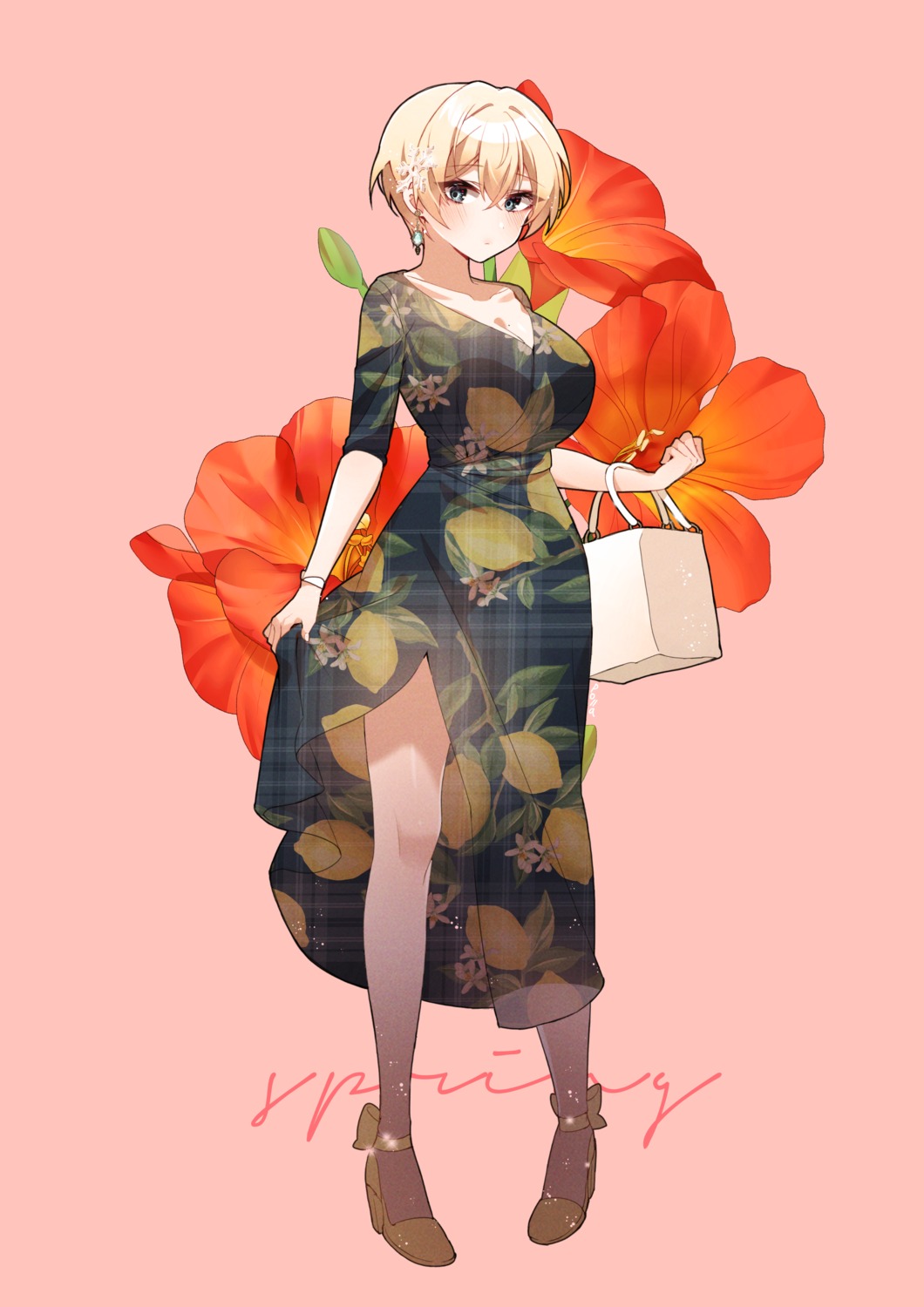 polla girls frontline vsk-94 (girls frontline) cleavage dress heels ...