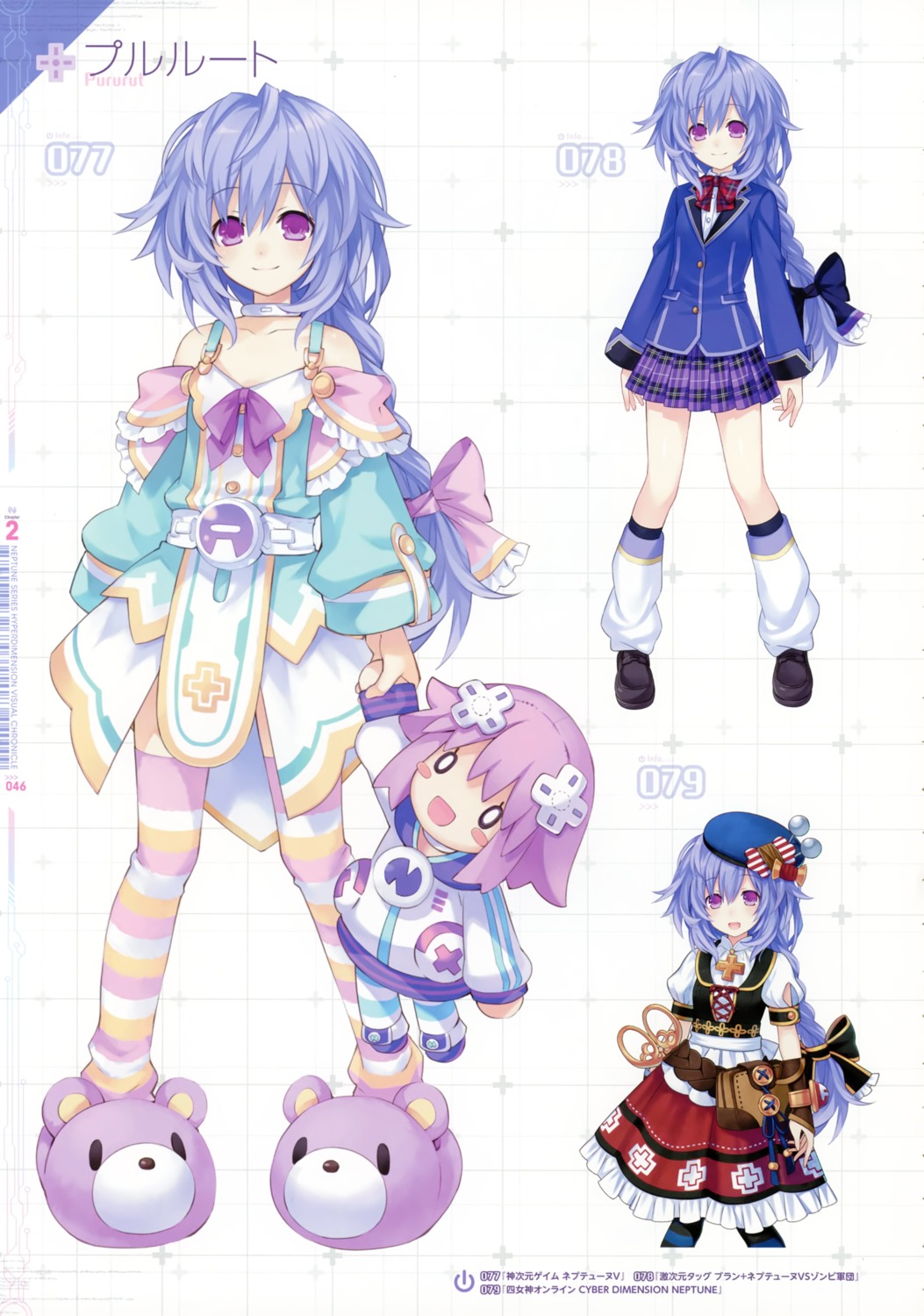 tsunako choujigen game neptune four goddesses online: cyber dimension ...