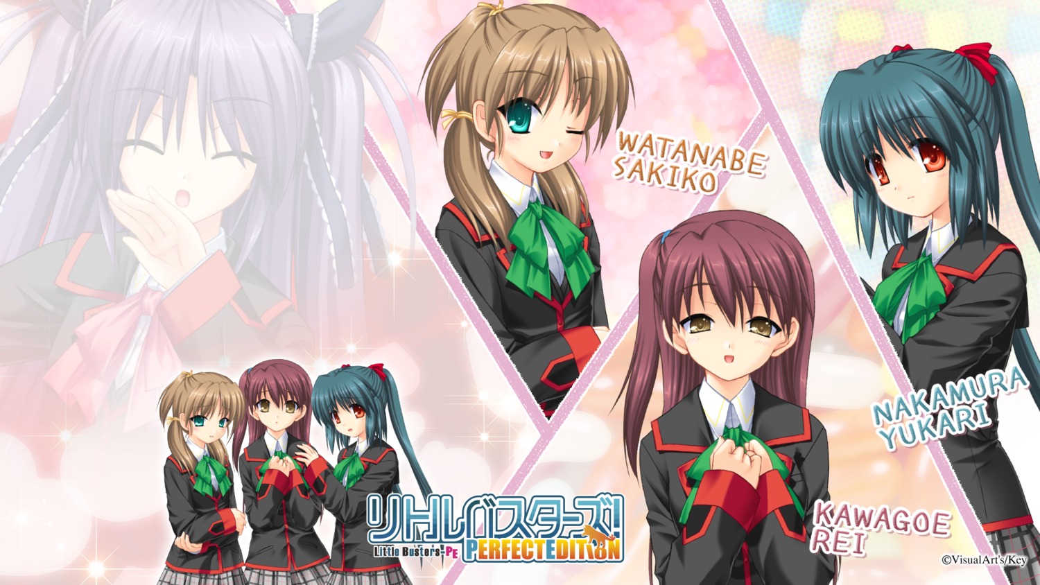 key na-ga little busters! kawagoe rei nakamura yukari watanabe sakiko ...