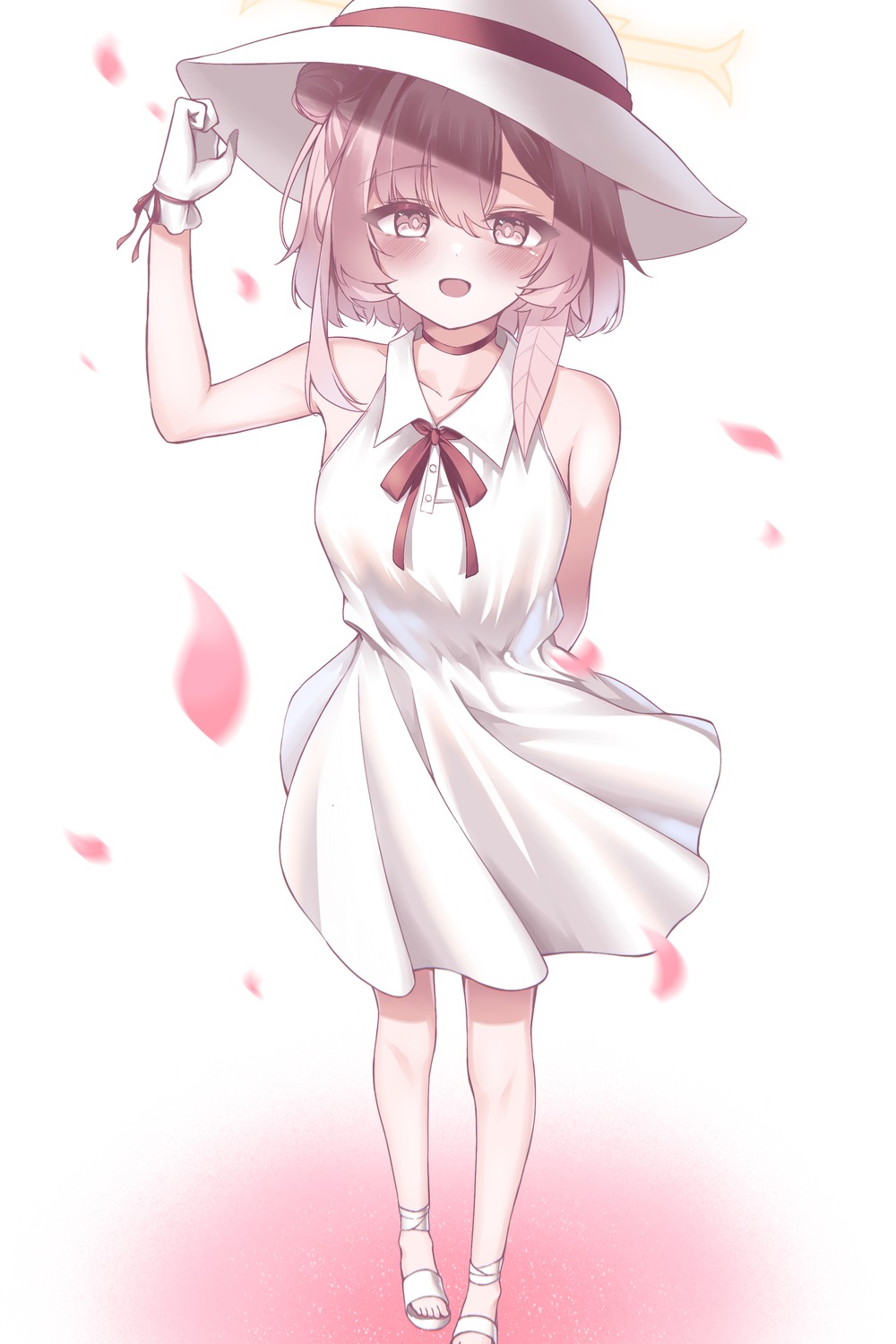 amerika neko blue archive sumi serina angel dress summer dress ...