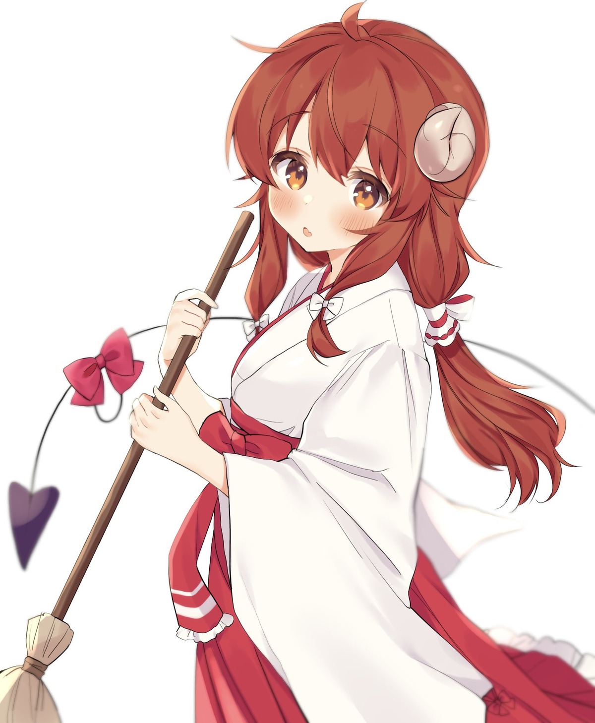 unizuma eleven machikado mazoku yoshida yuuko (machikado mazoku) horns ...