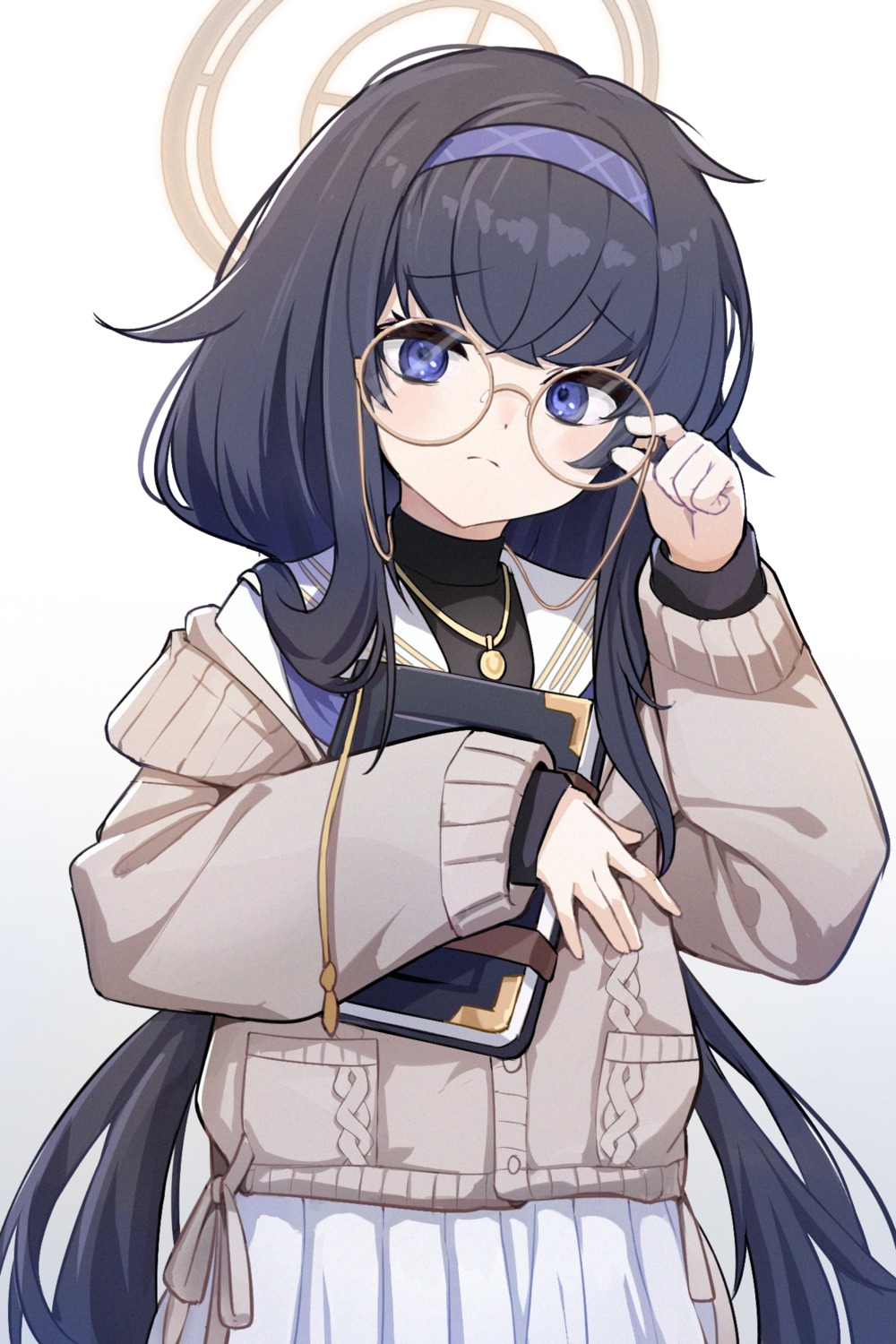 chabenmus blue archive kozeki ui angel megane seifuku sweater | #966965 ...